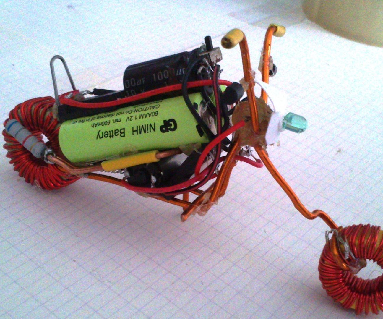 DIY || Chopper Motocycle From Electronic Parts || - Instructables