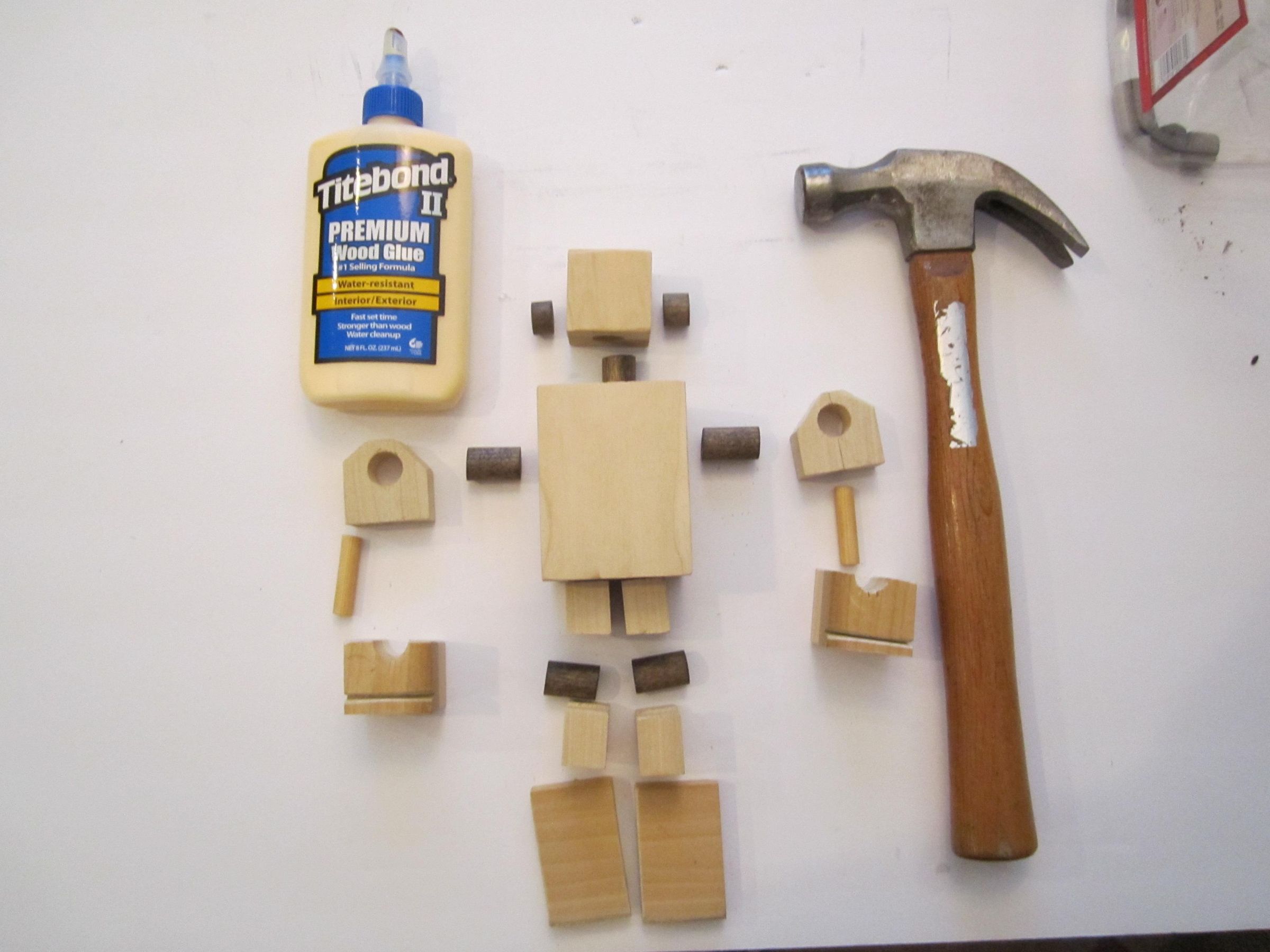 Wooden Robot : 4 Steps (with Pictures) - Instructables