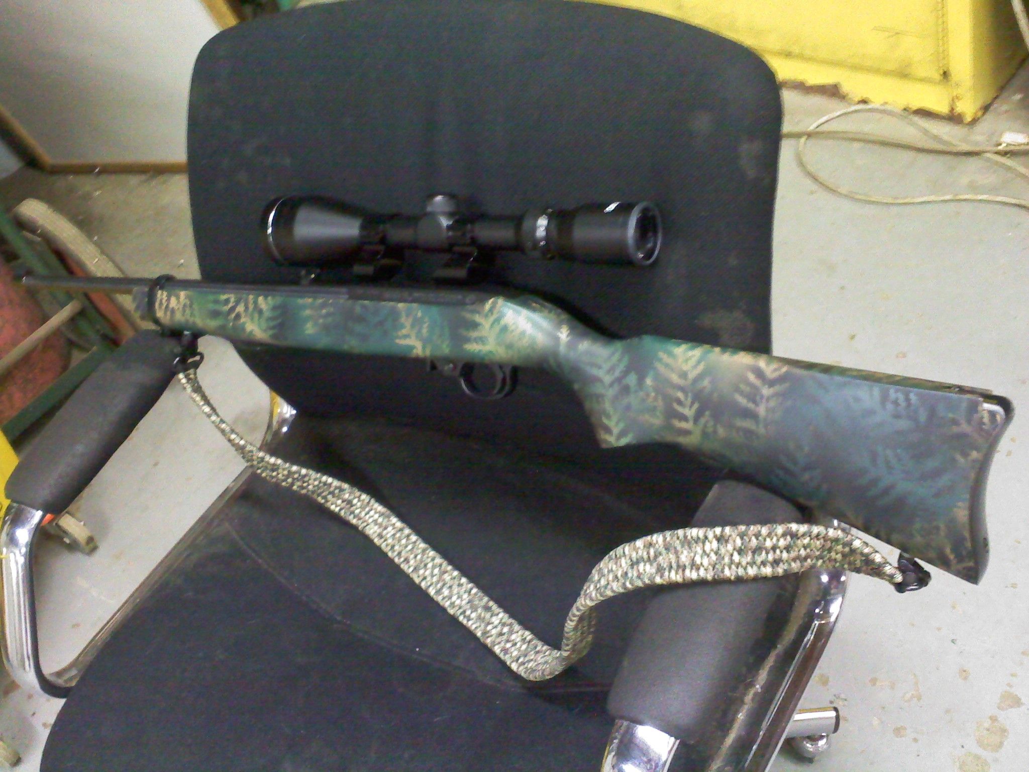Cardboard Rifle With Camo Paint - Instructables