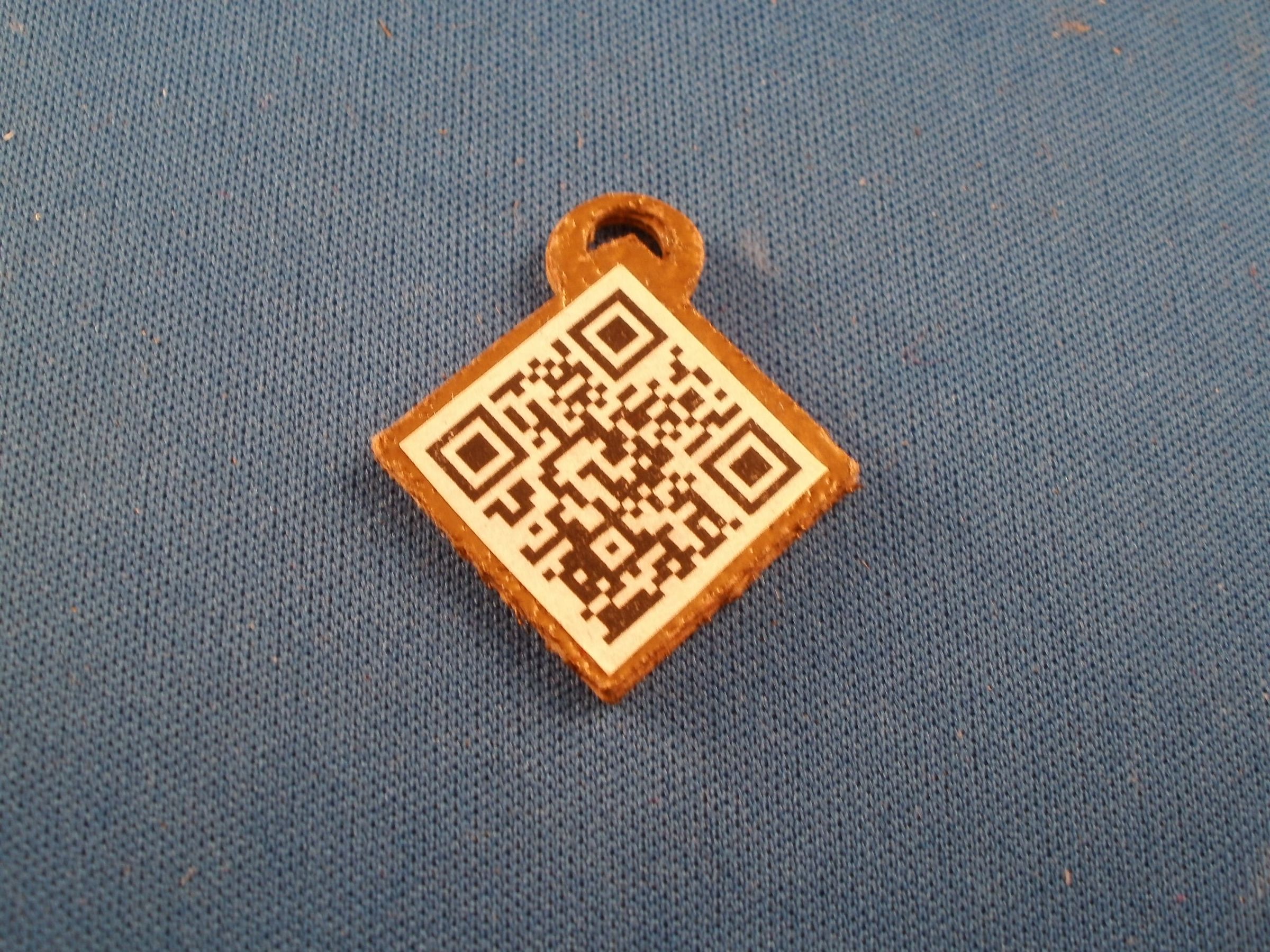 Steampunk QR Code Necklace : 5 Steps (with Pictures) - Instructables