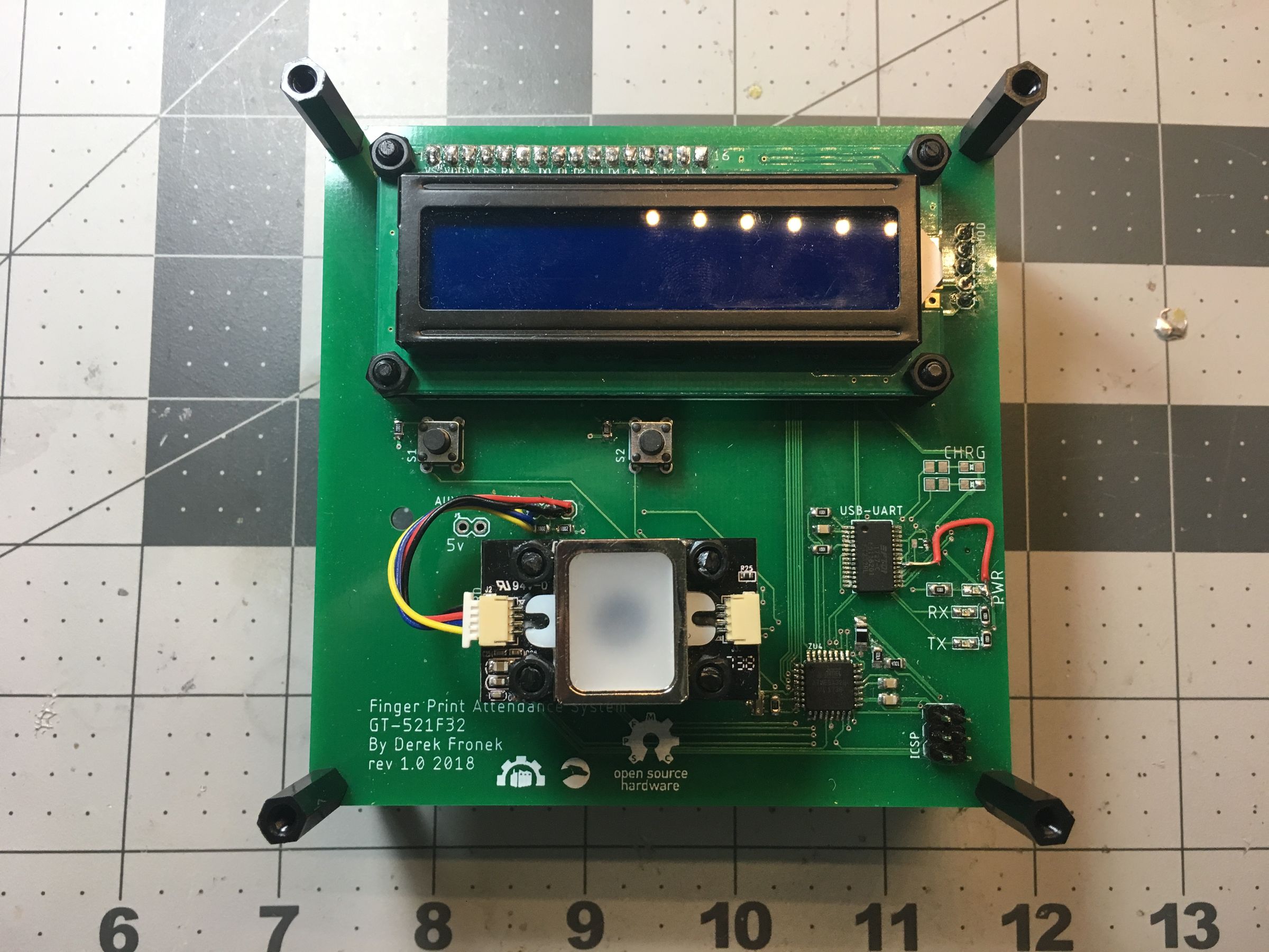 Fingerprint Scanner Class Attendance System (GT-521F32) : 9 Steps - Instructables