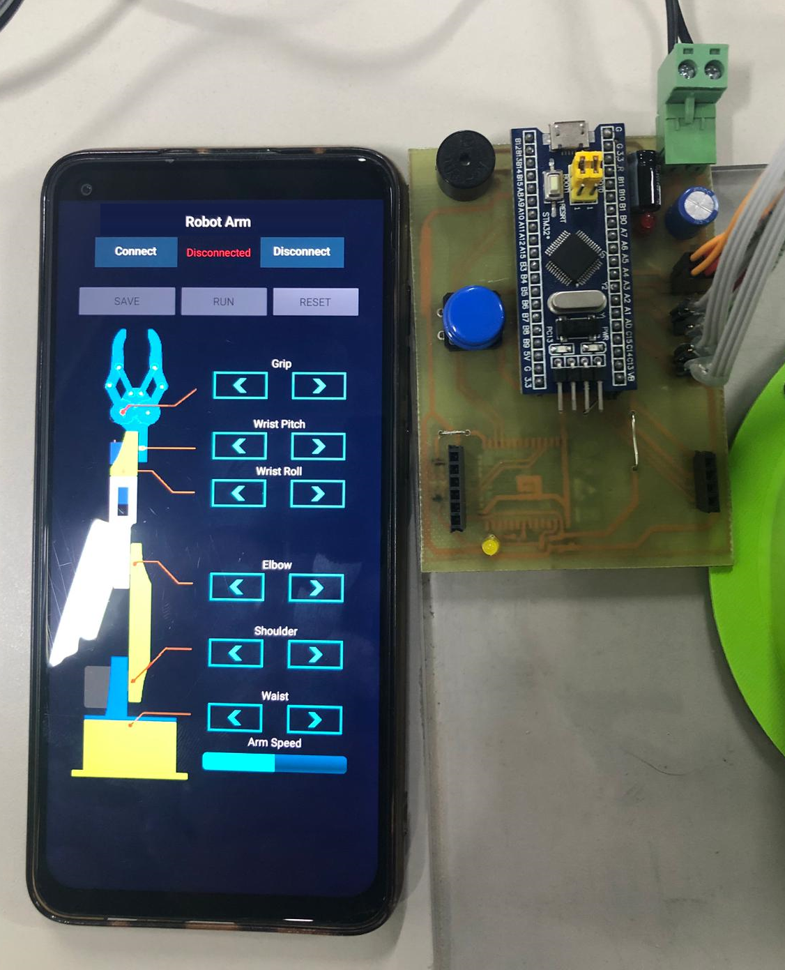 STM32 Robot Arm With Smartphone Control : 4 Steps - Instructables