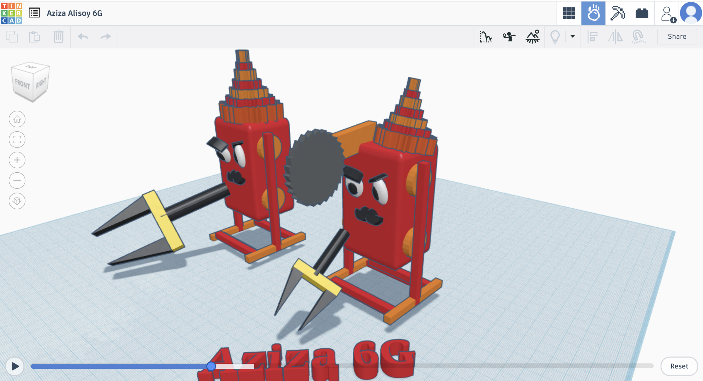 Tinkercad Robotics for School: SIMLAB KOMBAT! (virtual Walking Robots ...