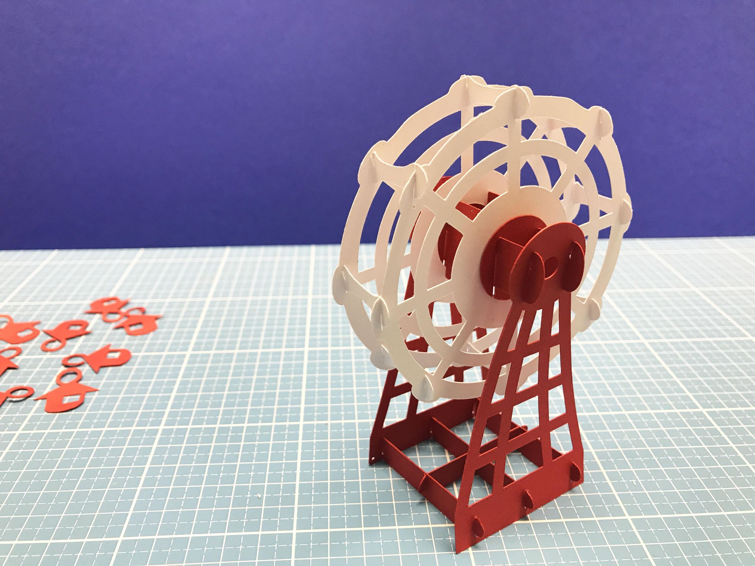 Rotatable Ferris Wheel Pop-Up Card : 9 Steps (with Pictures ...