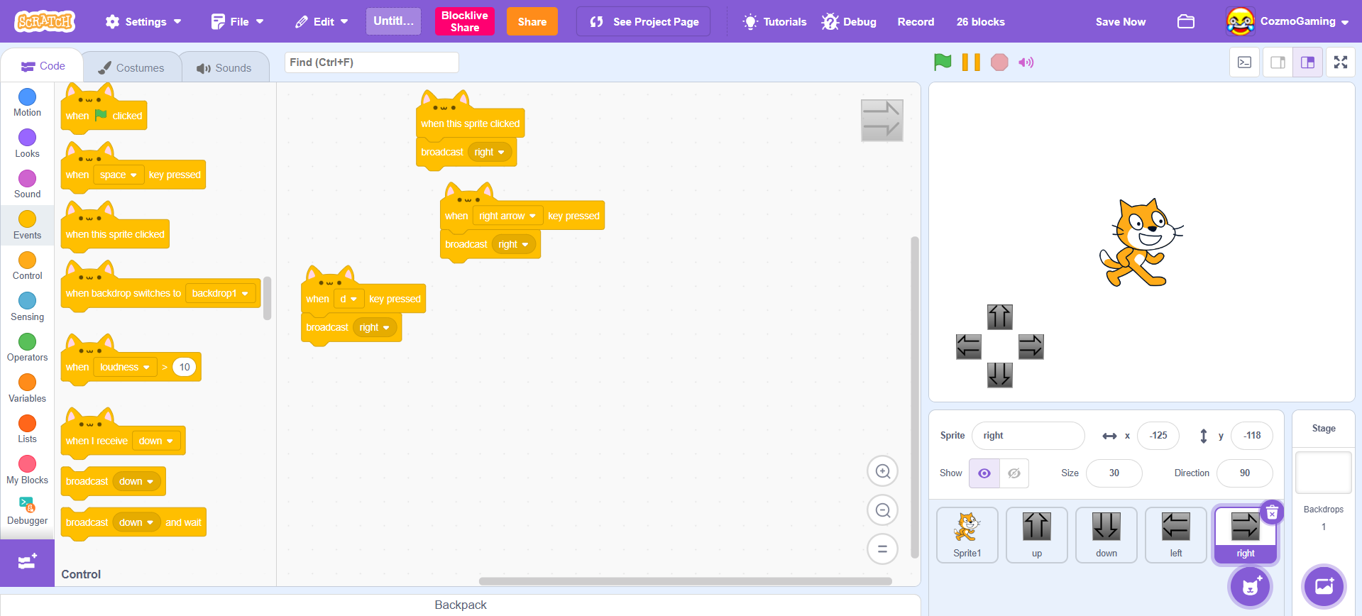 How to Make Basic Controls on Scratch : 12 Steps - Instructables