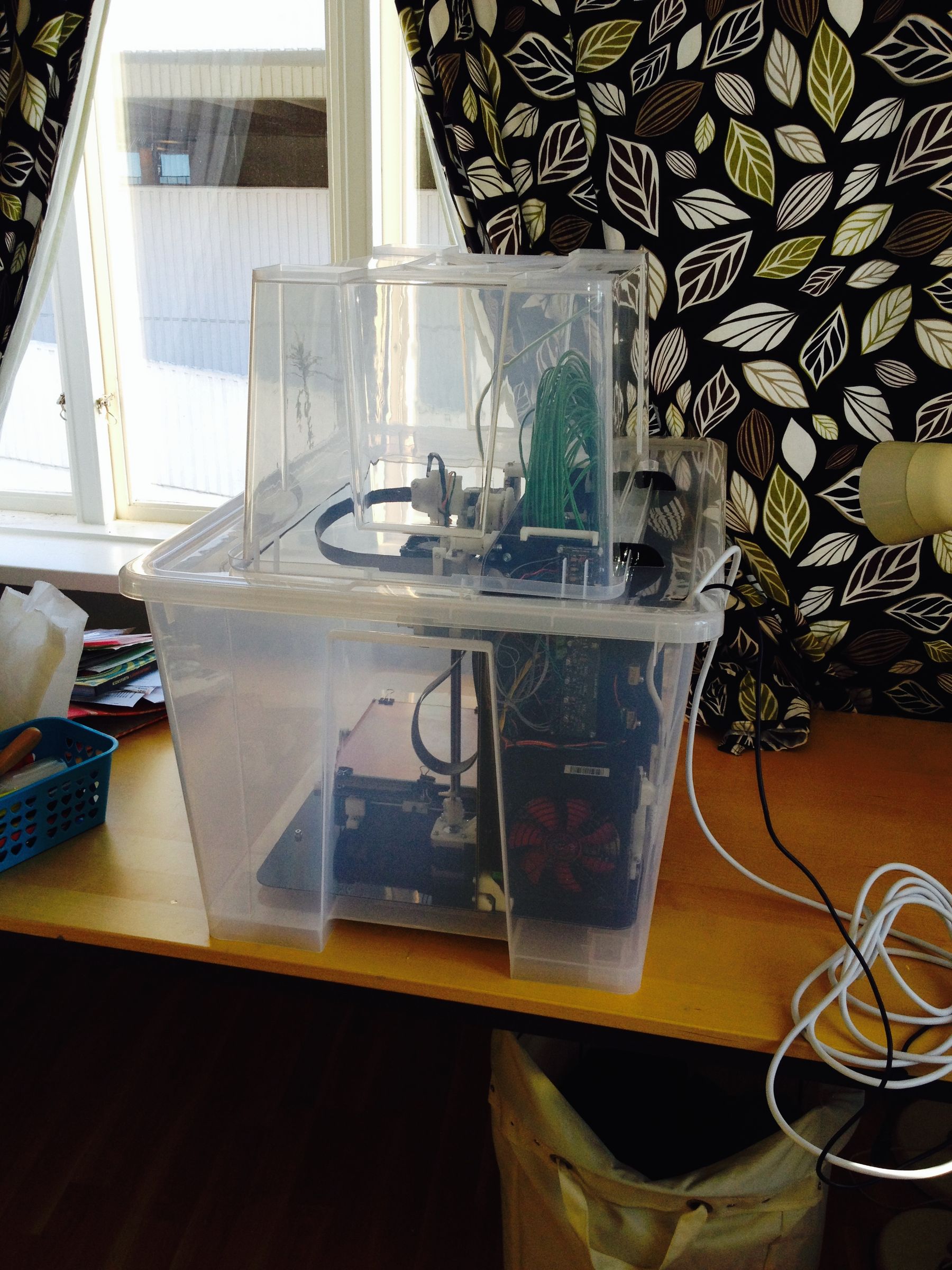 Enclosure for 3d Printer Using Ikea Box : 6 Steps - Instructables