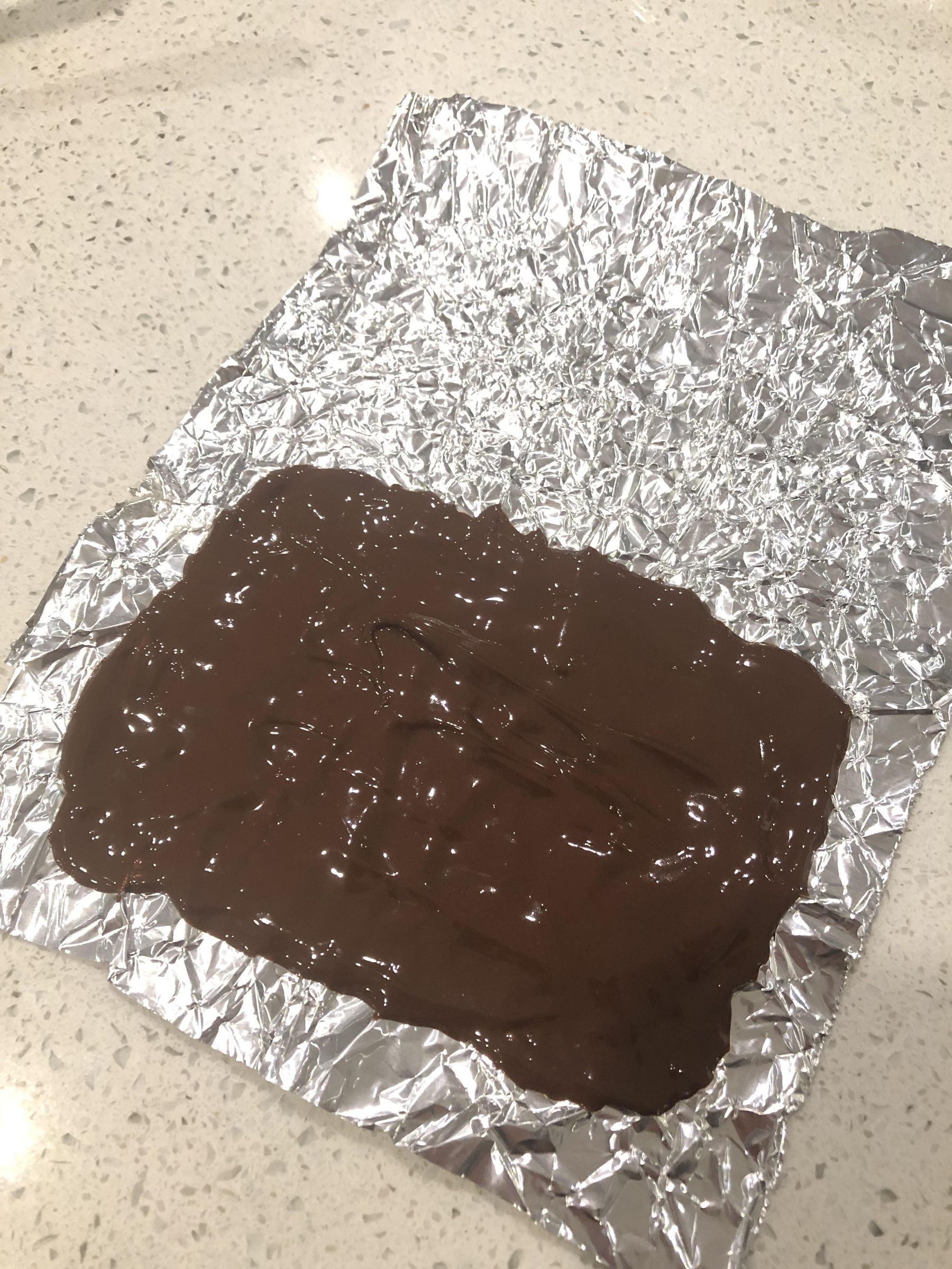 Metallic Chocolate Decorations Using Tinfoil & Gold Leaf : 4 Steps ...