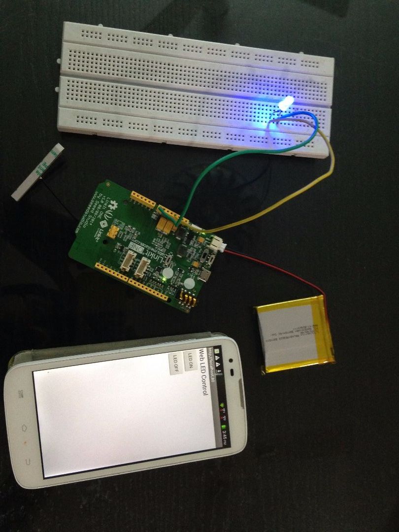 LinkitONE Web Controlled LED : 6 Steps - Instructables