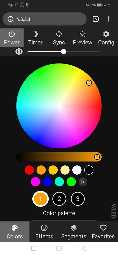 Esp8266 Connected Ws2812 Rgb Led Controlled Through Wifi 6 Steps