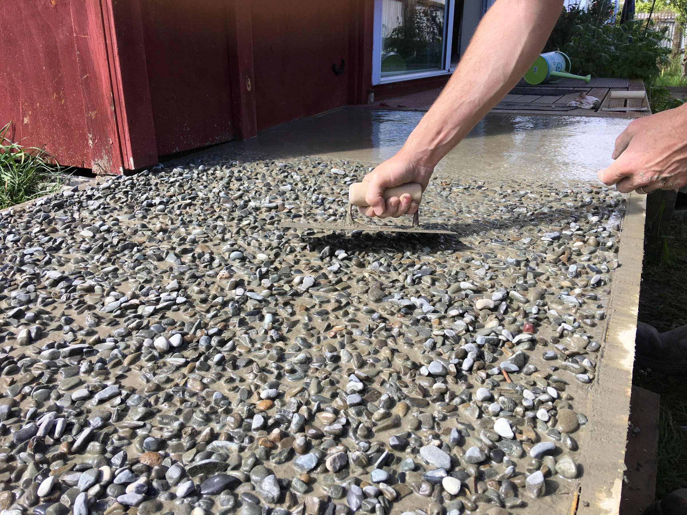 Making an Exposed Aggregate Concrete Path : 8 Steps (with Pictures ...