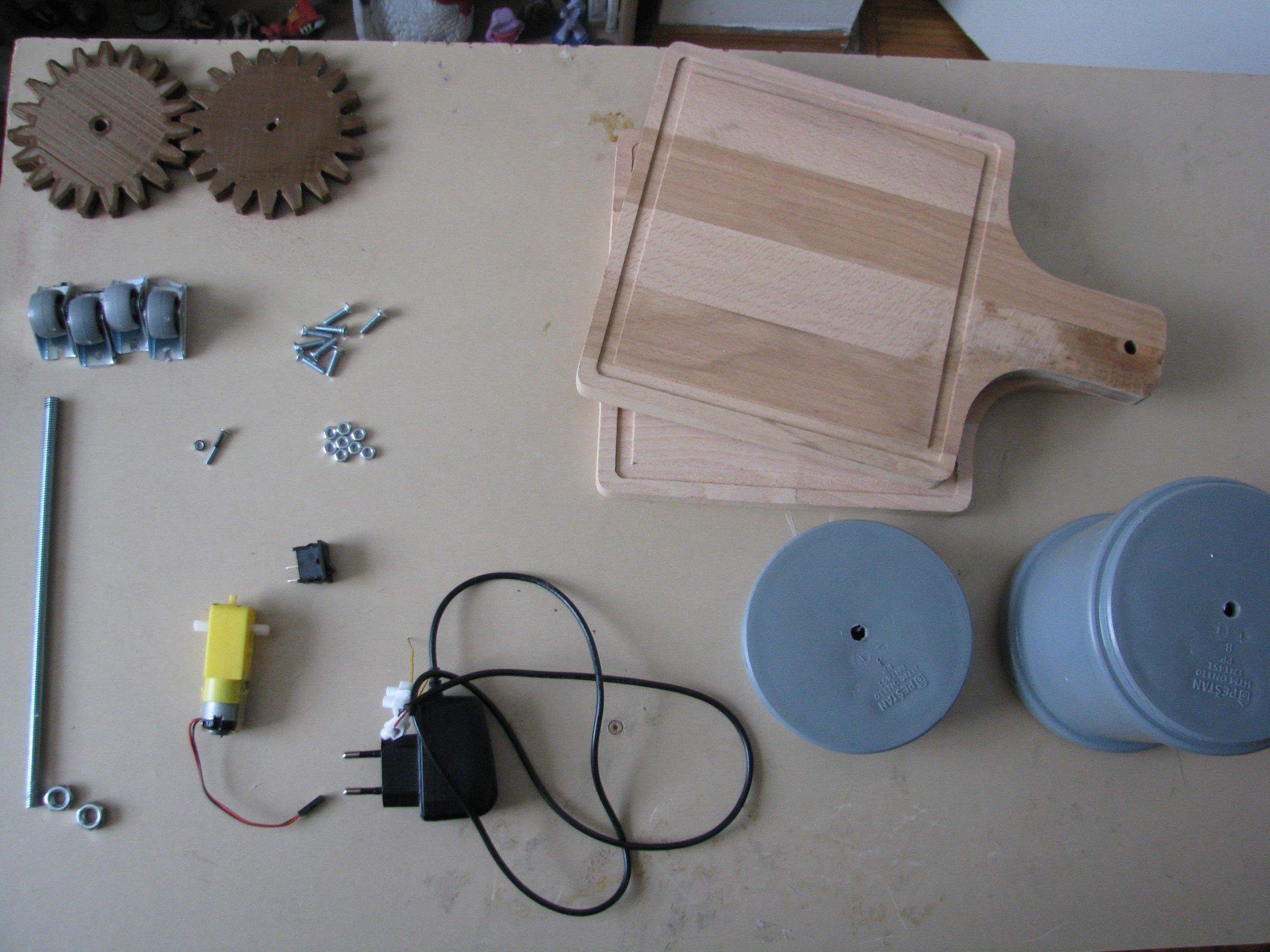 DIY Rock Tumbler Made From Scraps : 10 Steps - Instructables