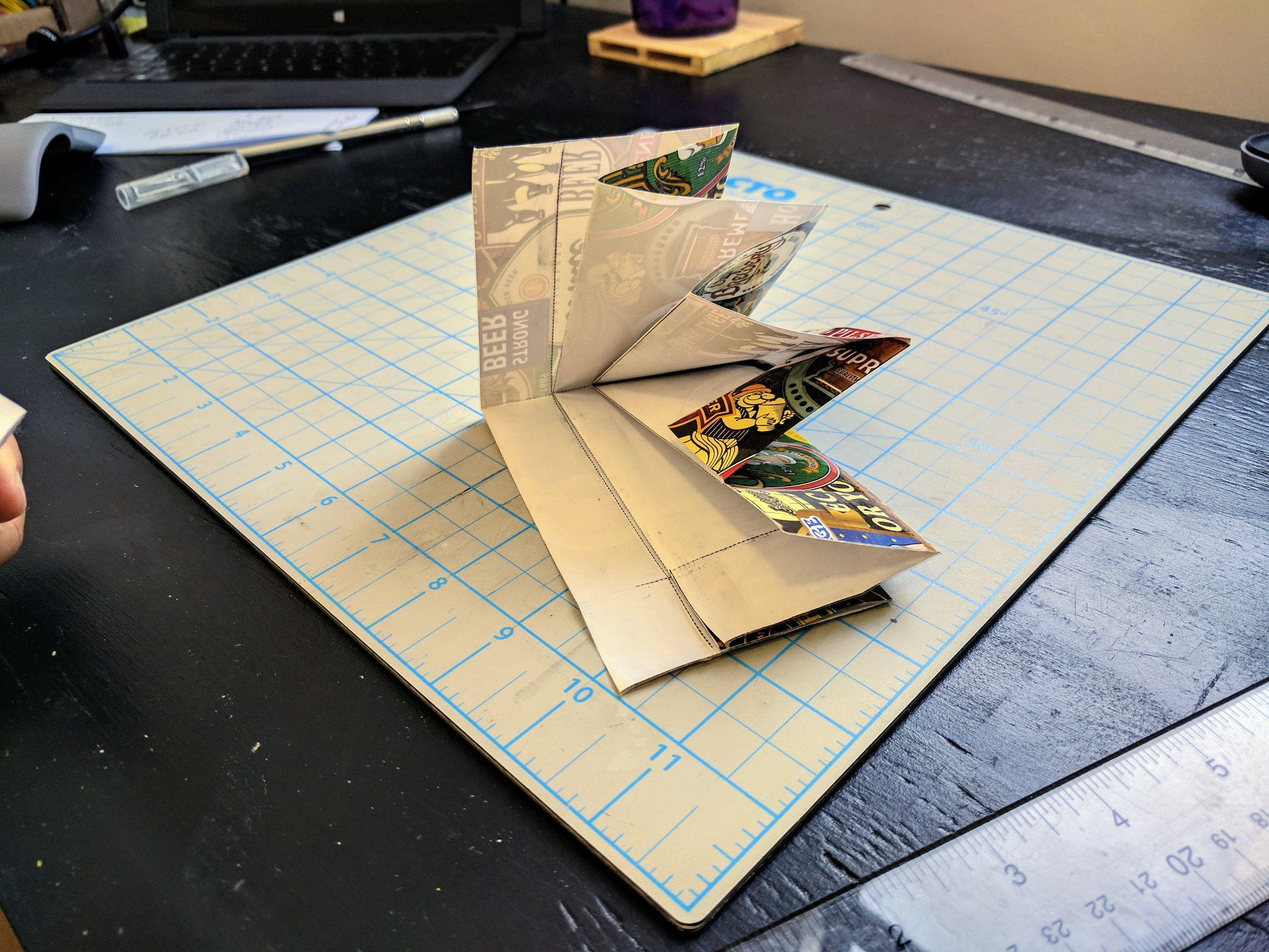 Minimalist Plastic Paper Wallet and Card Holder : 9 Steps (with ...