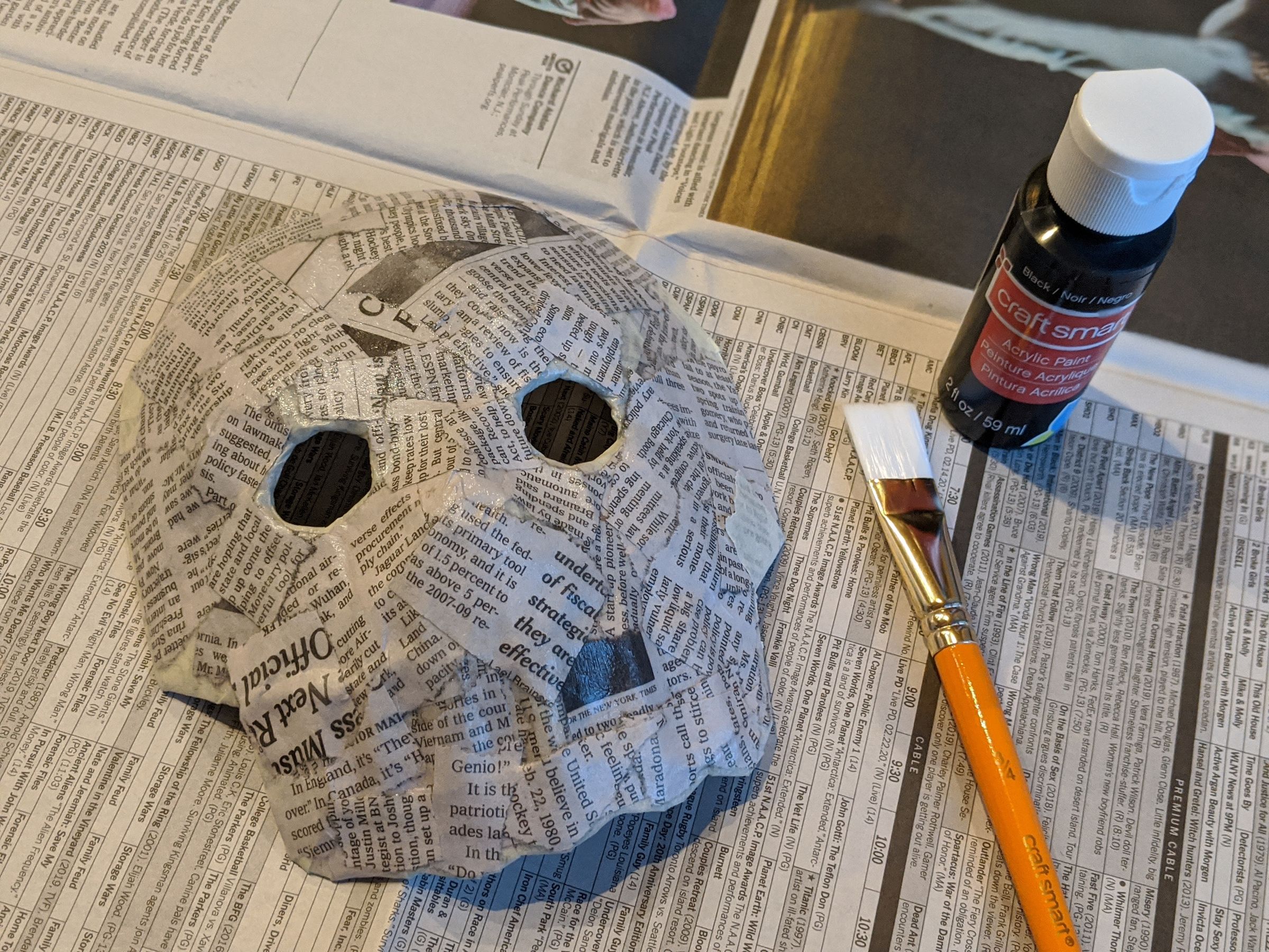 Paper Mache Mask : 11 Steps (with Pictures) - Instructables