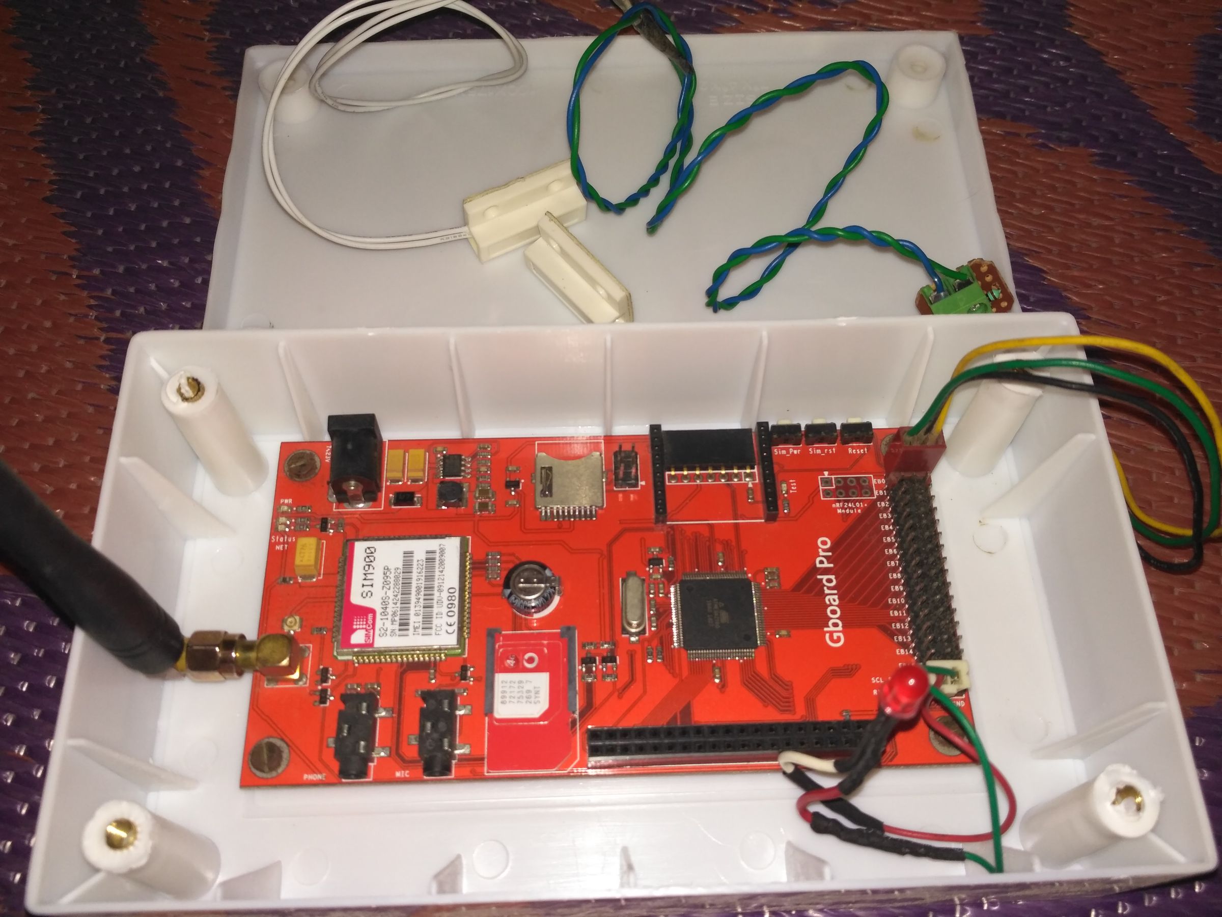 SMS Door Security System Using GboardPro (GSM Cum Arduino Mega) : 4 ...