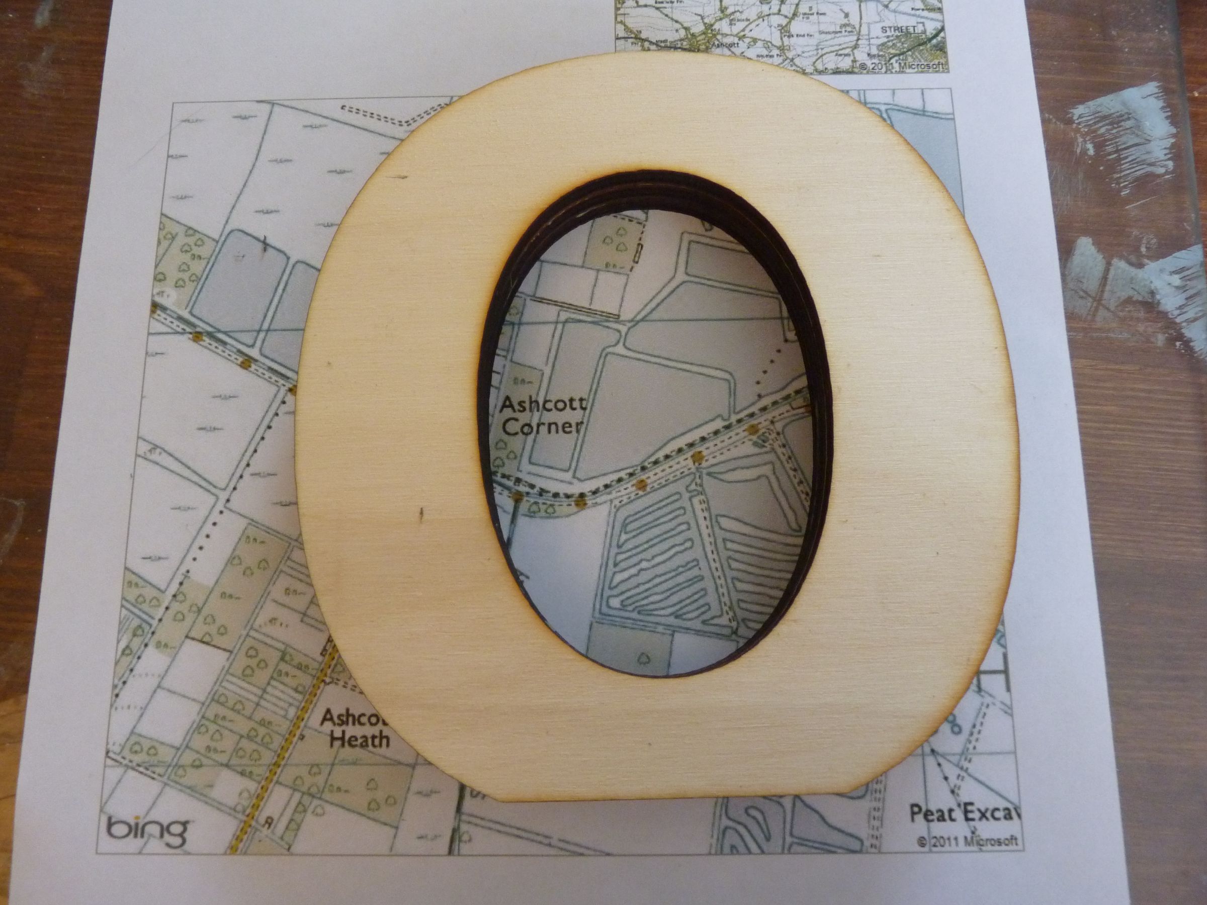 Customised Map Letters (on the Cheap!) : 3 Steps (with Pictures ...