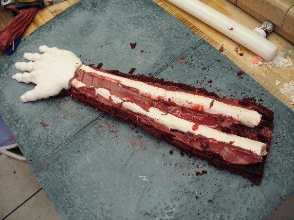Severed Arm Cake
