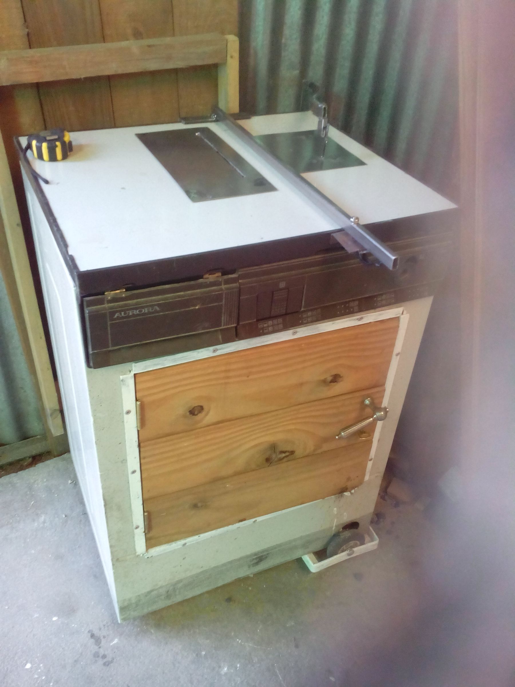 Convert Washing Machine Chassis in Jig Saw and Hand Saw Table : 8 Steps ...