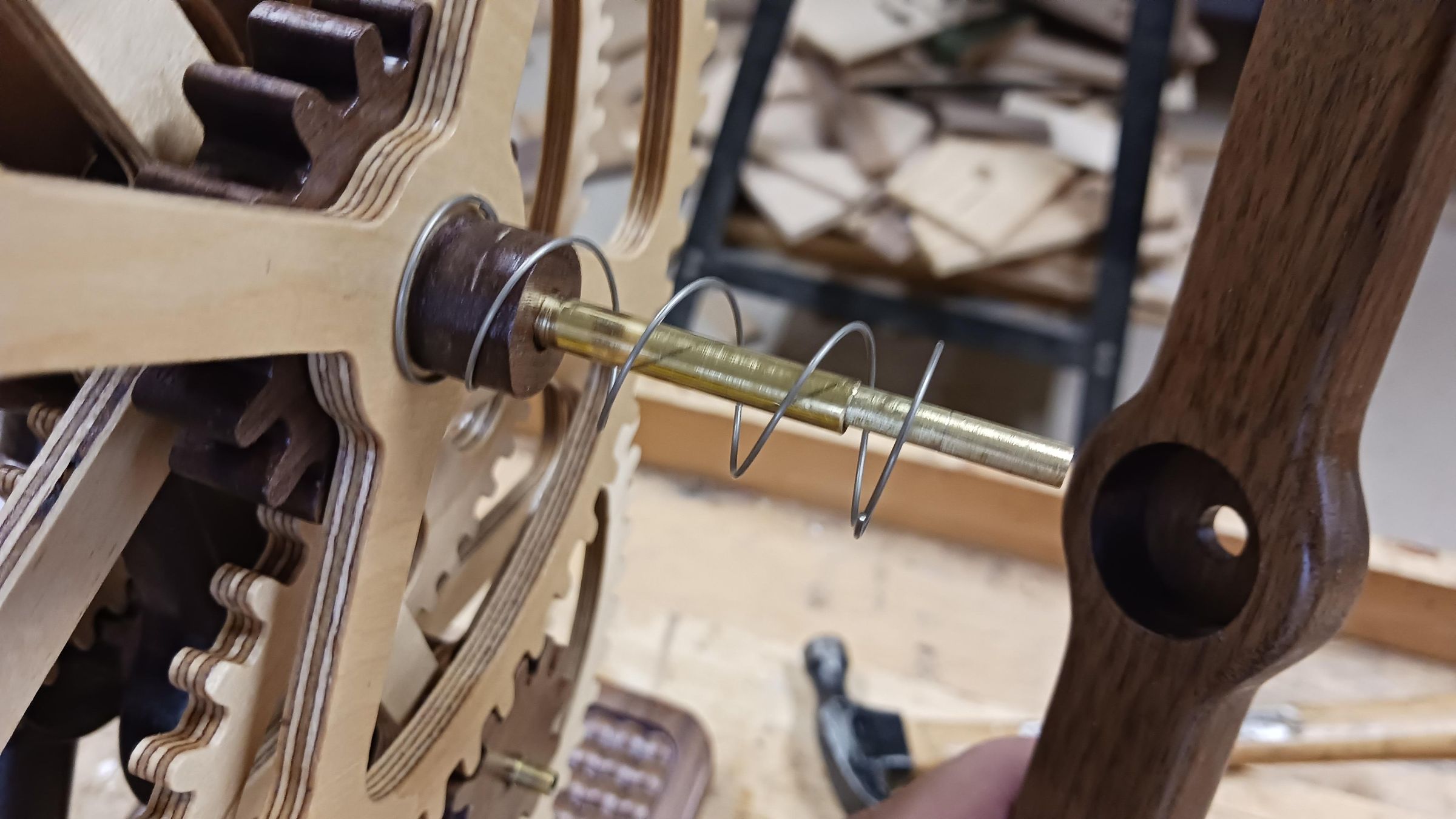 Perpetual Motion Wood Gear Clock : 14 Steps (with Pictures) - Instructables