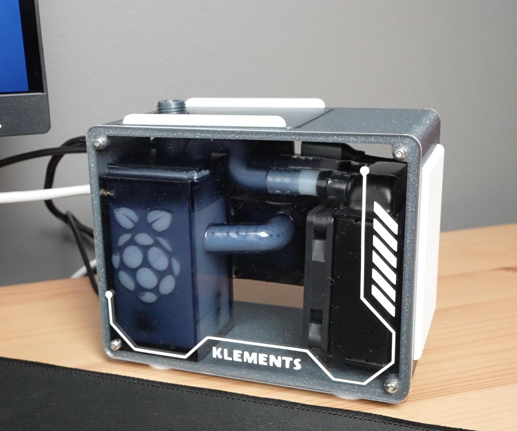 Raspberry Pi 5 Case With Integrated Water Cooling : 6 Steps (with ...
