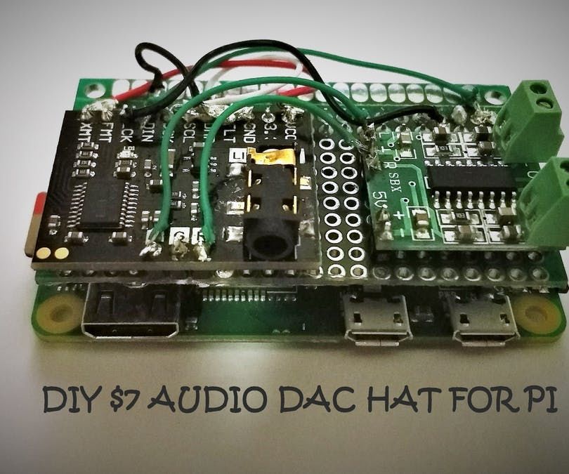 Bonnet DAC HAT With Both Audio Jack and Stereo Speaker Out - Instructables