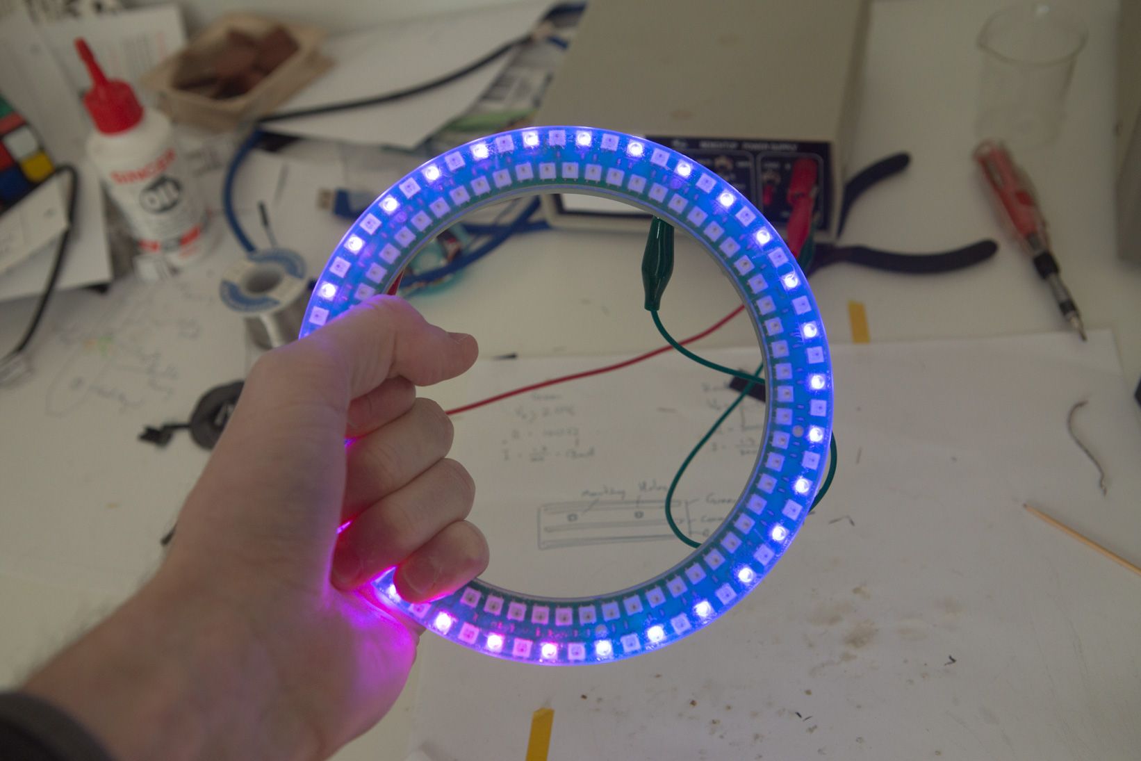 Rainbow Ring Wall Clock : 13 Steps (with Pictures) - Instructables