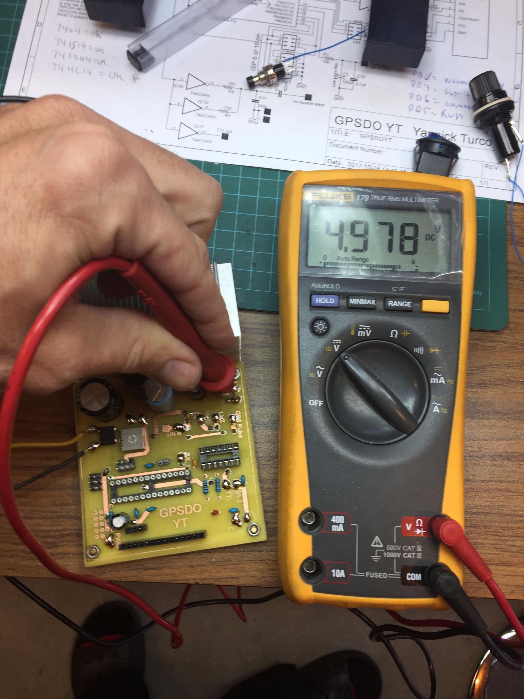 GPSDO YT 10 Mhz Lcd 2x16 With LED, UTC Time and GPS Localisation. : 26 ...