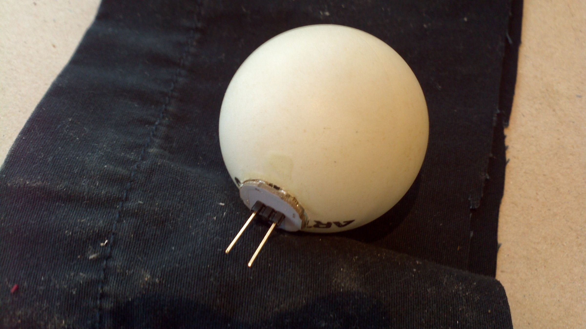 Ping Pong Lamp From Reclaimed Wood and Copper Tube Without Wires : 7 ...