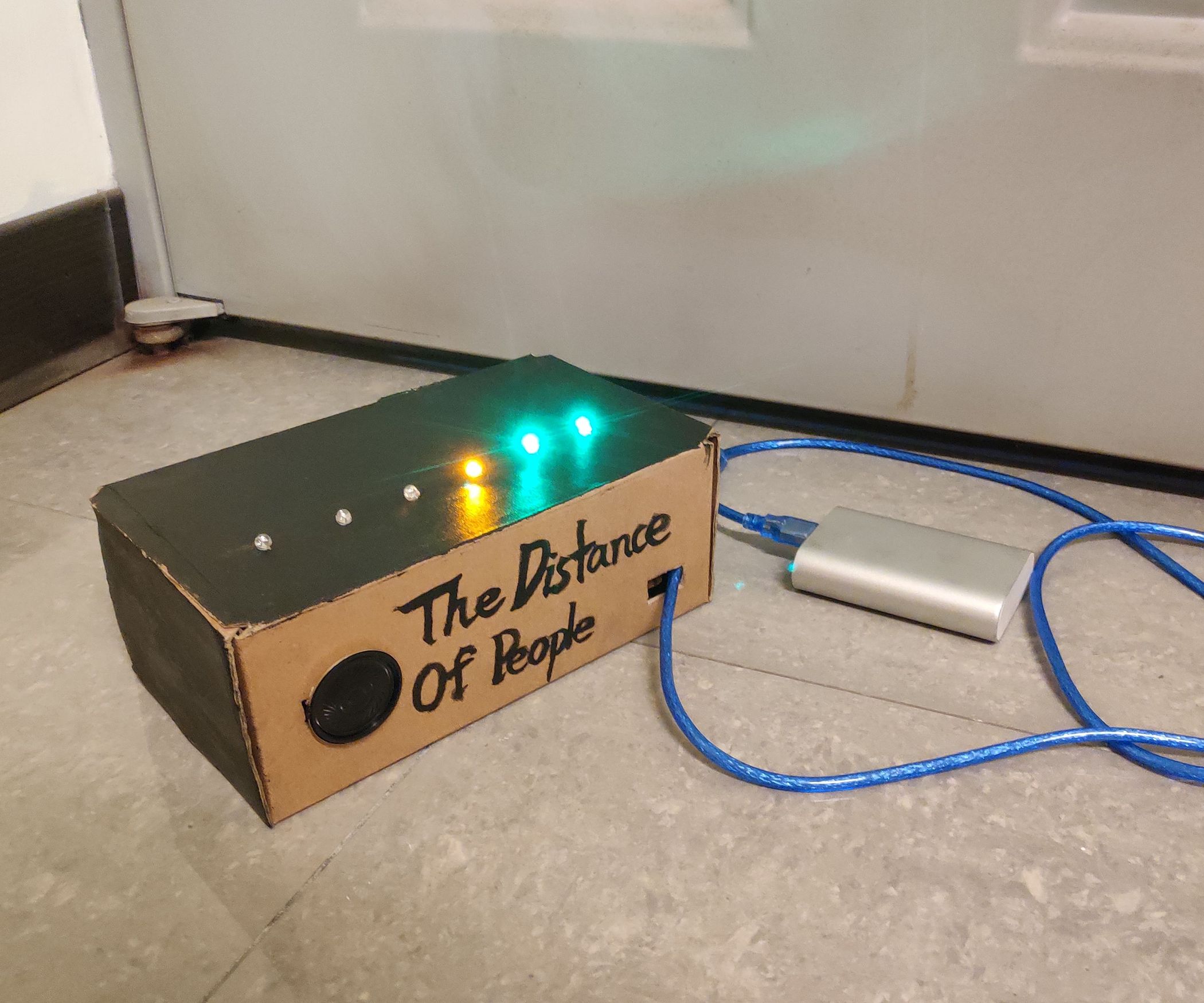 The Distance of People : 8 Steps - Instructables