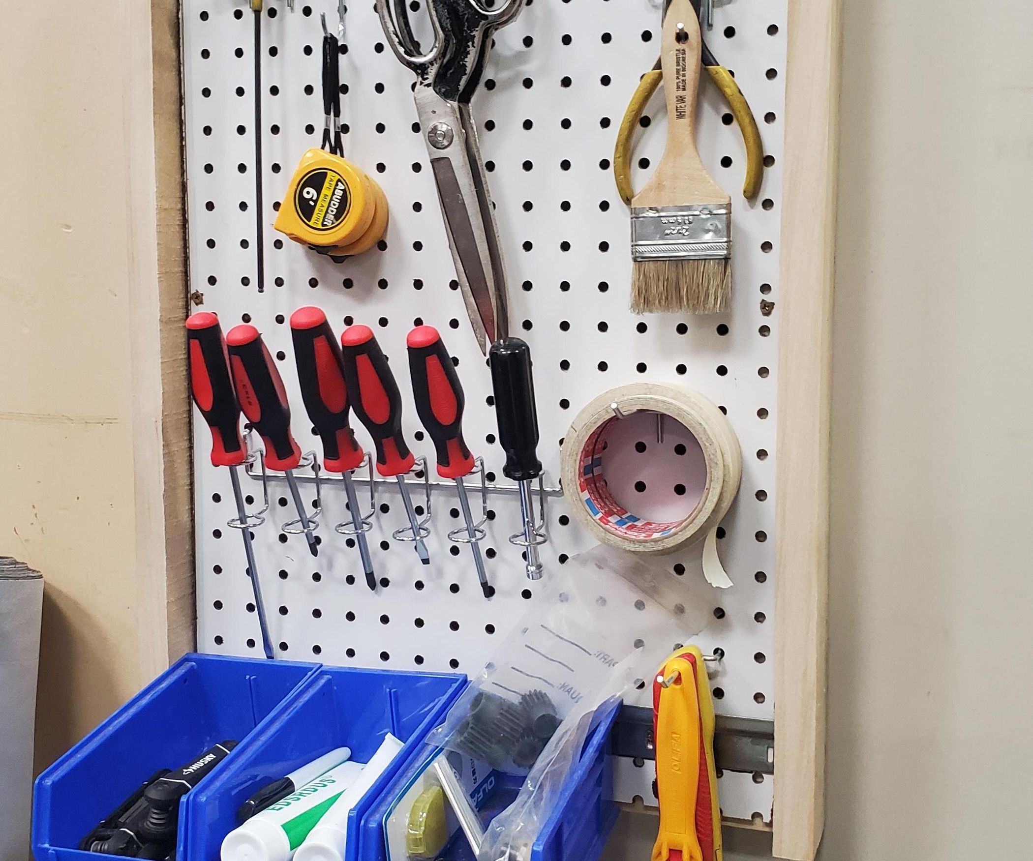 Tool Holder Pegboard (1 Hour Project) : 5 Steps - Instructables
