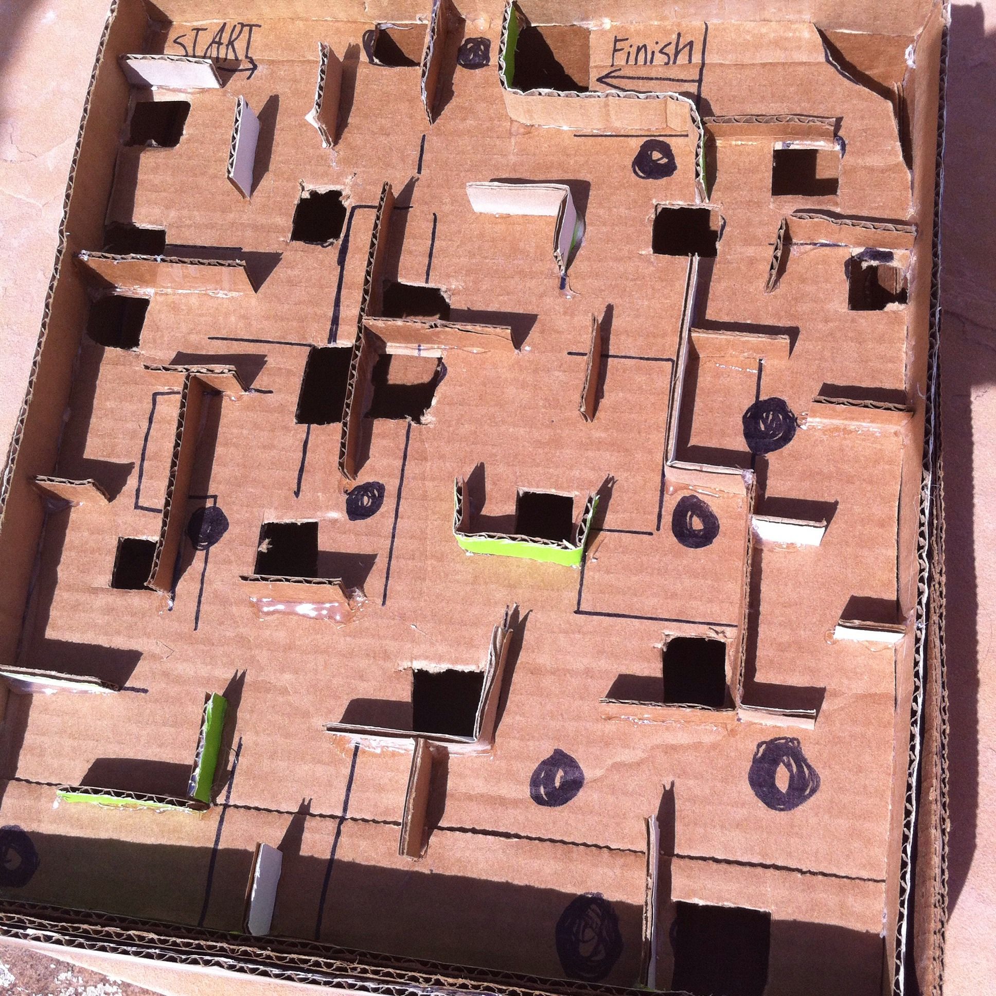 Cardboard Marble Maze : 4 Steps (with Pictures) - Instructables