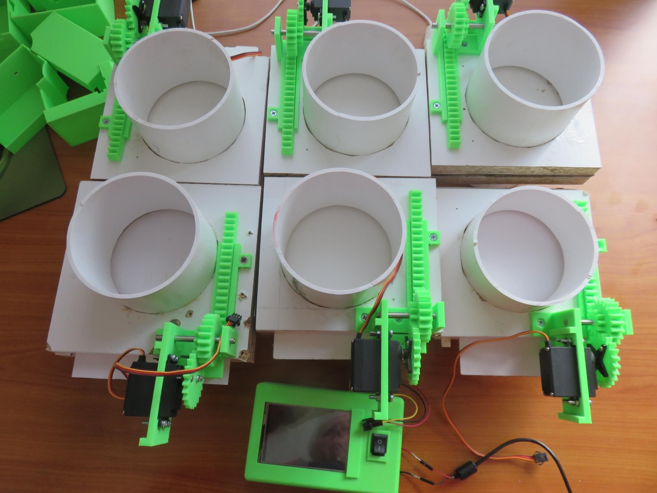 Shop Dust Collection With Motorized Gates and Touchscreen Control : 8 ...