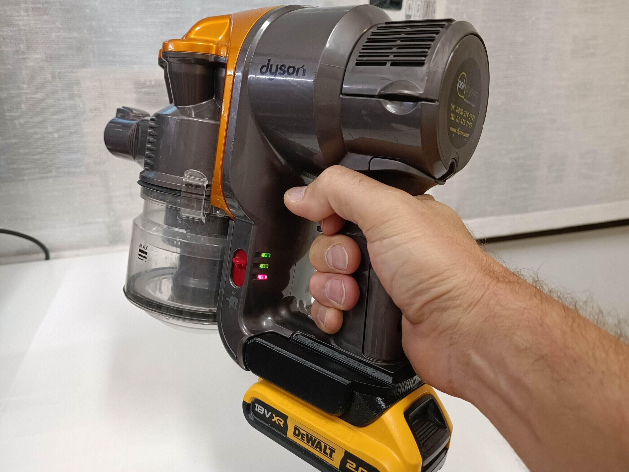 Dyson DC16 to Tools 18v Battery and Electronic Mod (with Pictures) - Instructables