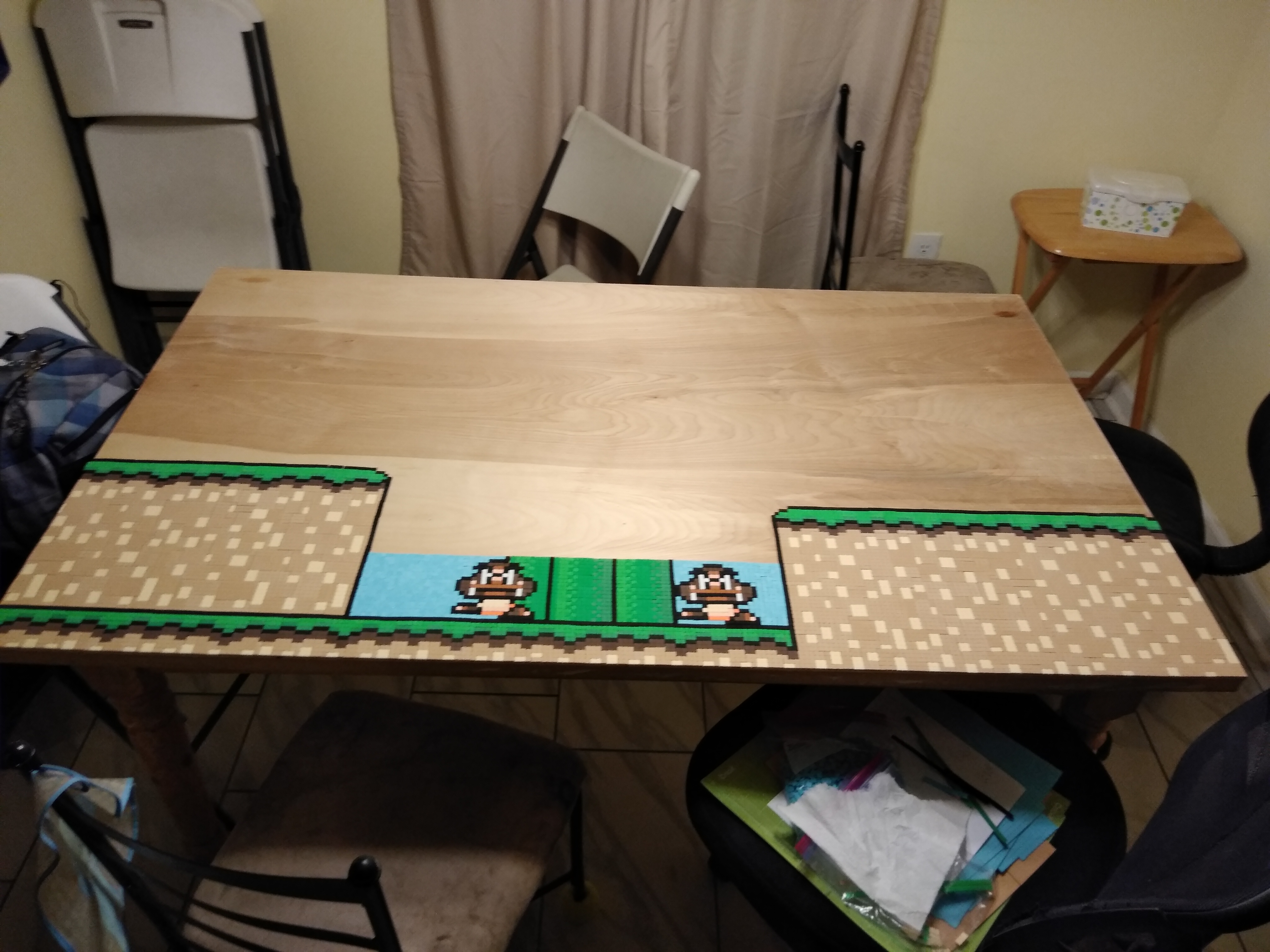 Mario Mosaic Tabletop : 10 Steps (with Pictures) - Instructables