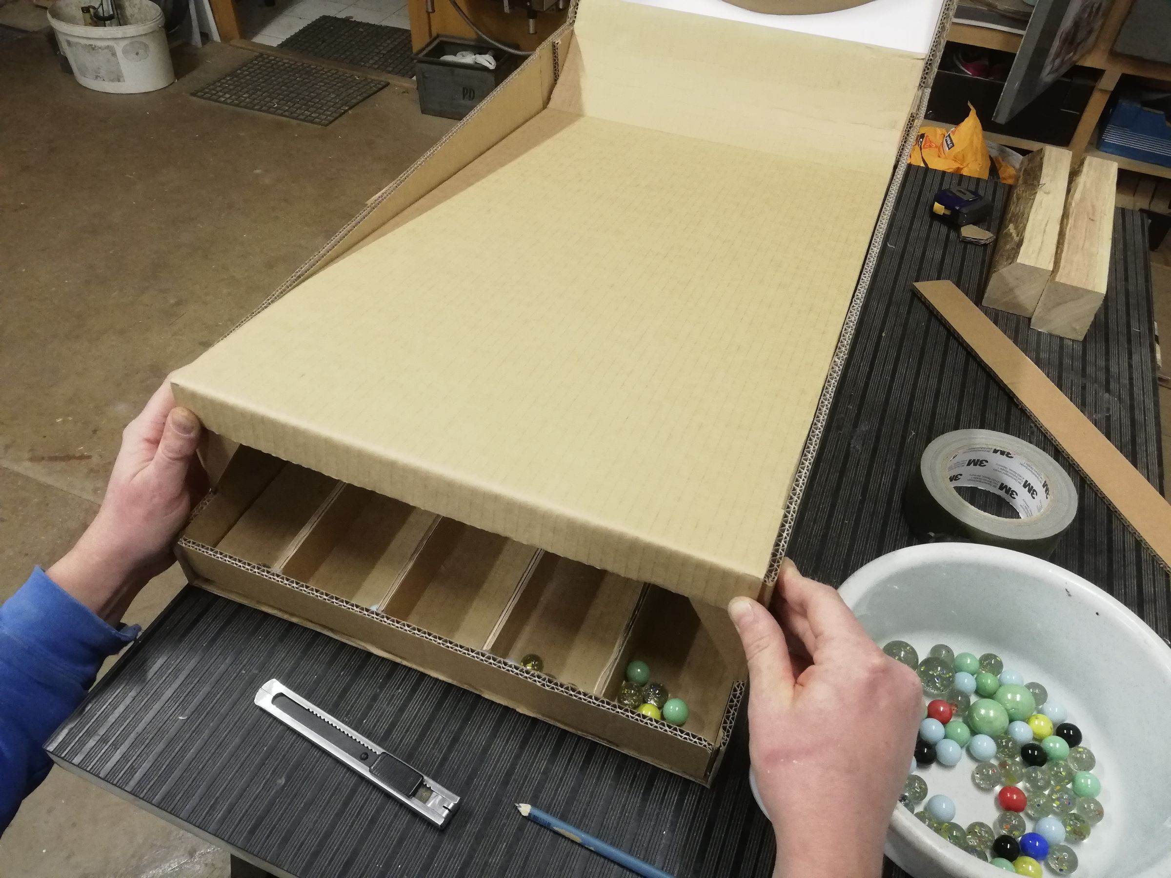 Skee Ball From Cardboard : 8 Steps (with Pictures) - Instructables