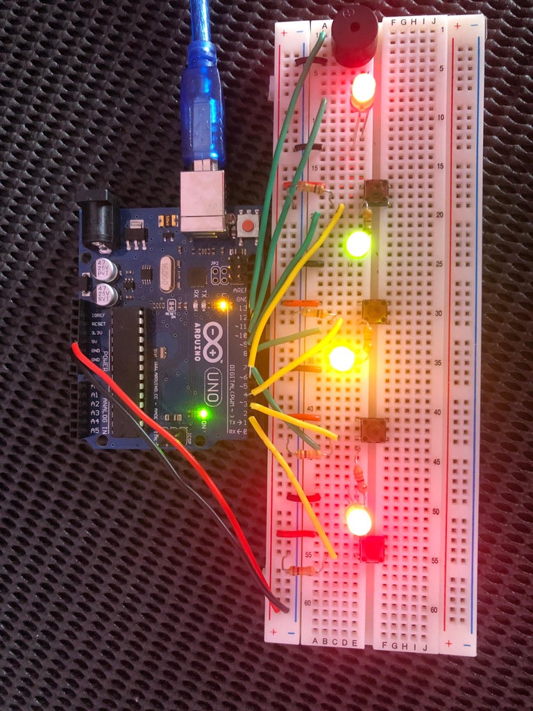 Arduino Memory Game 3 Steps Instructables