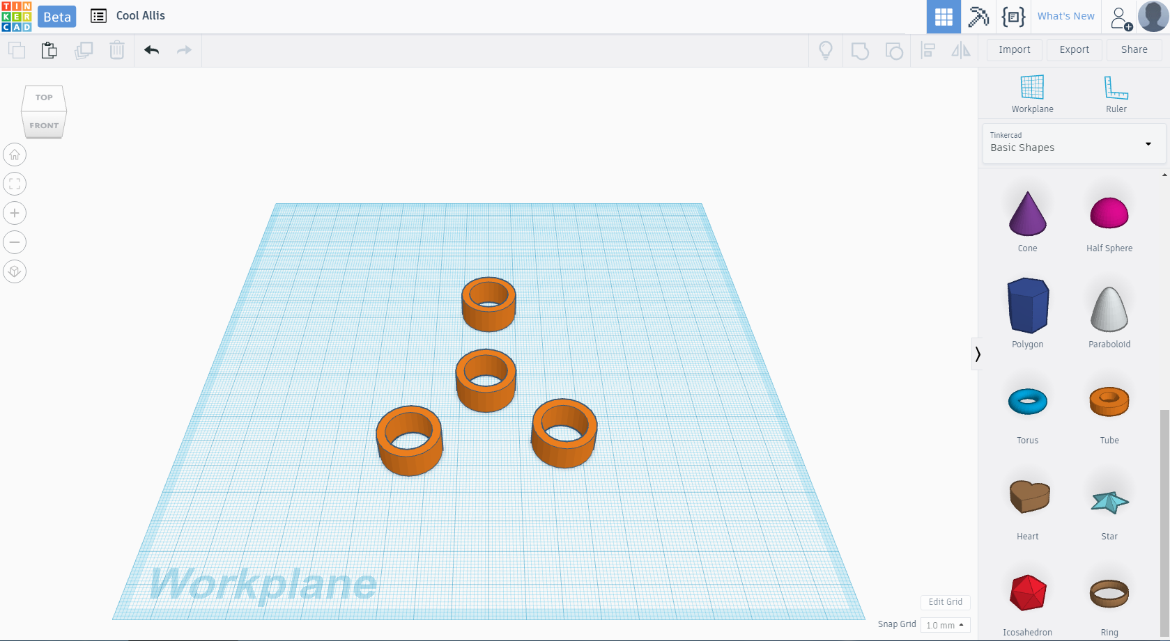 3d Printed Fidget Spinner Design Tinkercad : 5 Steps (with Pictures ...