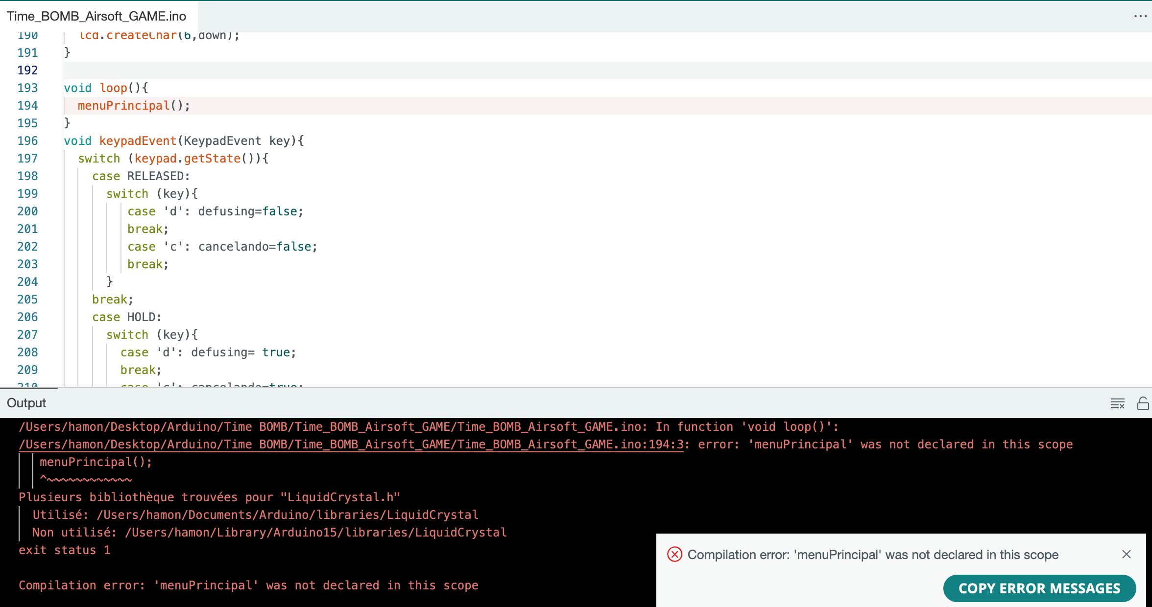 ARDUINO AIRSOFT TIME BOMB GAME - Instructables