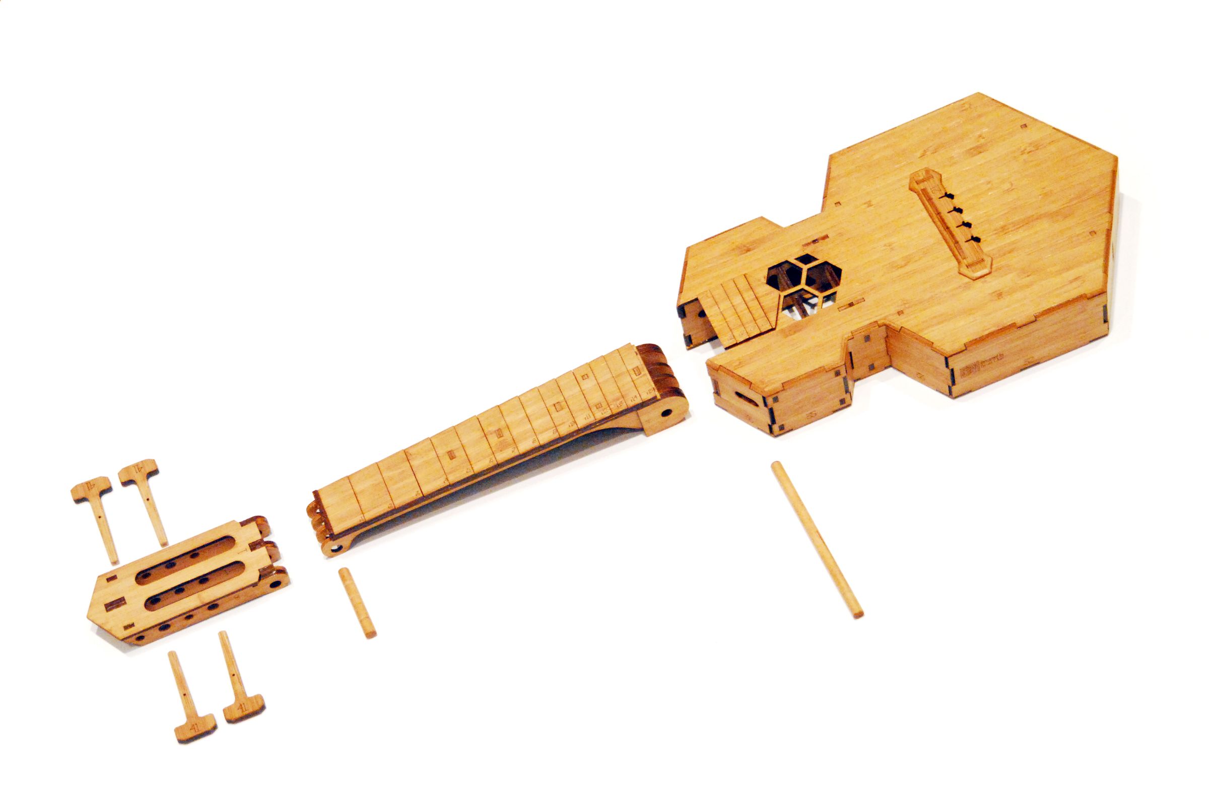 Constructing the Laser-cut Folding Ukulele : 6 Steps - Instructables