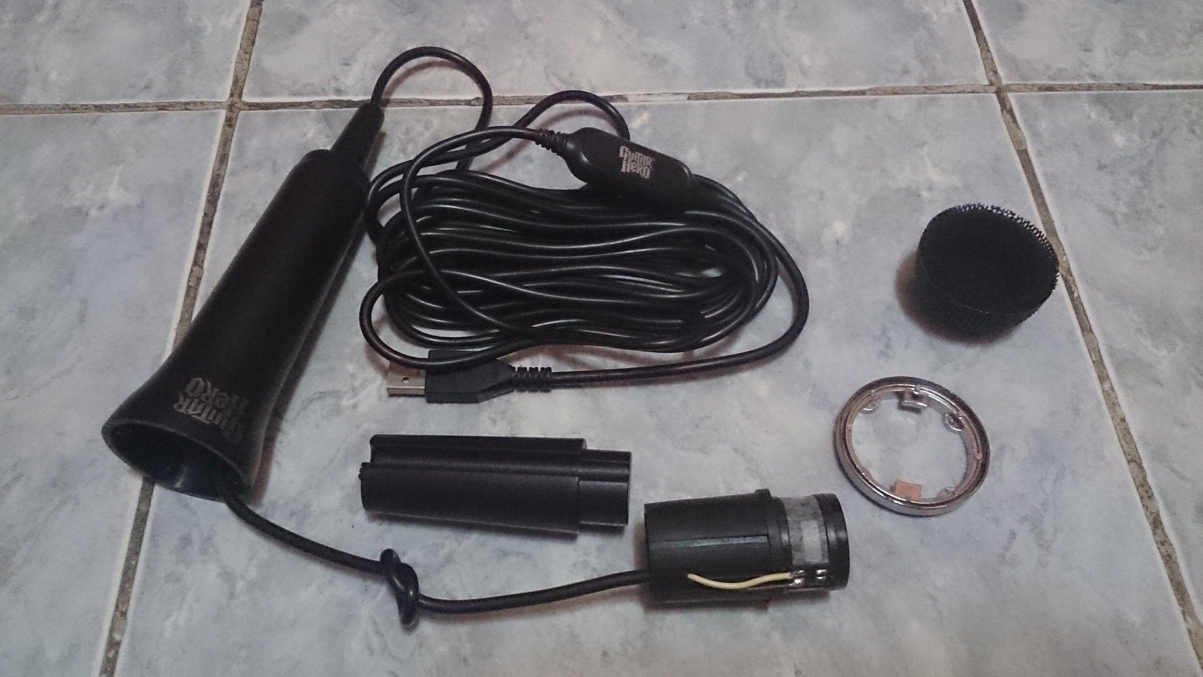 Guitar Hero Microphone Teardown : 5 Steps - Instructables
