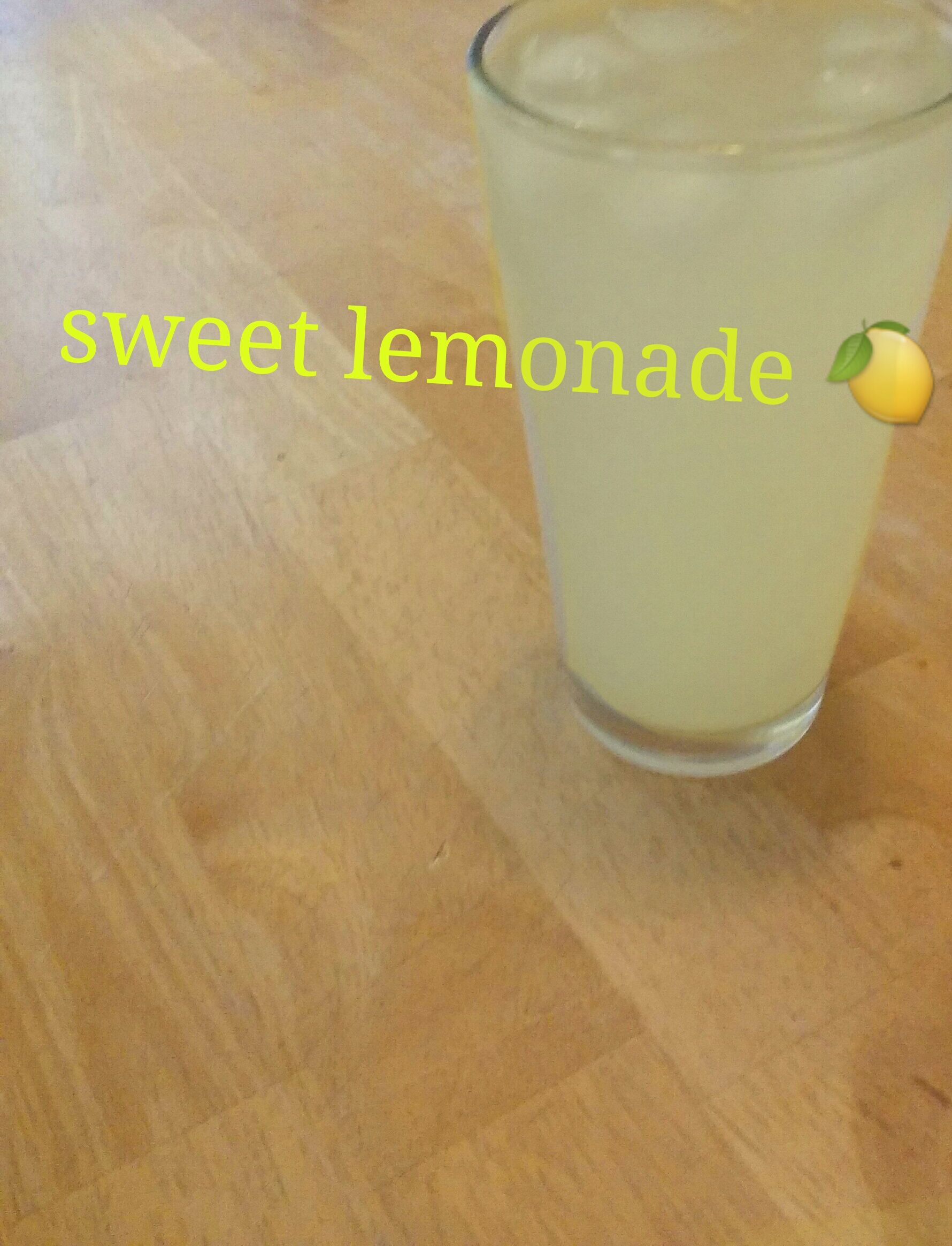 30 Second Sweet Lemonade! : 5 Steps - Instructables