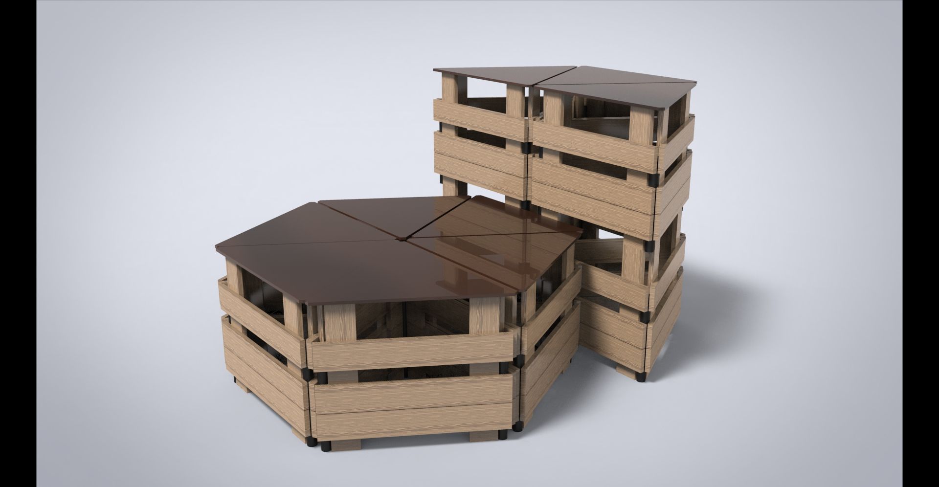 Modular Triangle Event Planter : 7 Steps (with Pictures) - Instructables