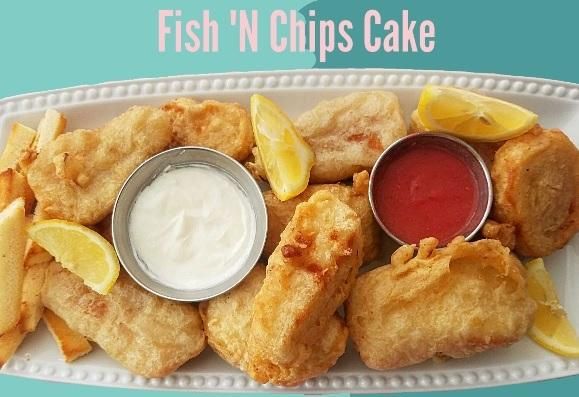 'Fish & Chips' Illusion Cake Bites : 5 Steps (with Pictures ...