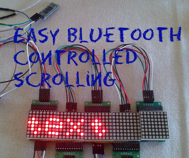 Easy Bluetooth Controlled Scrolling Text : 9 Steps (with Pictures ... Easy Bluetooth Controlled Scrolling Text : 9 Steps (with Pictures ...