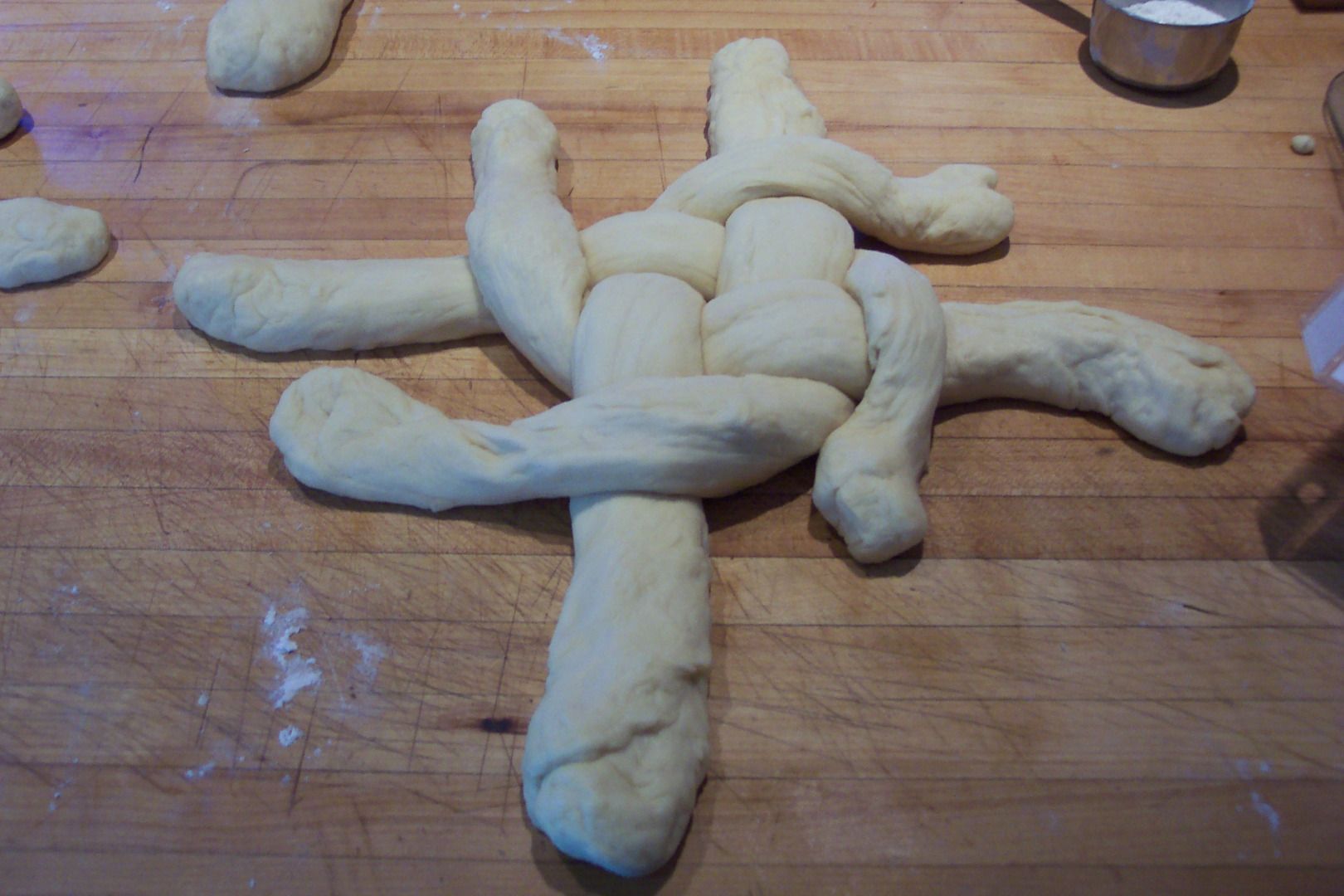 Make a Round Braided Challah Bread : 4 Steps (with Pictures ...