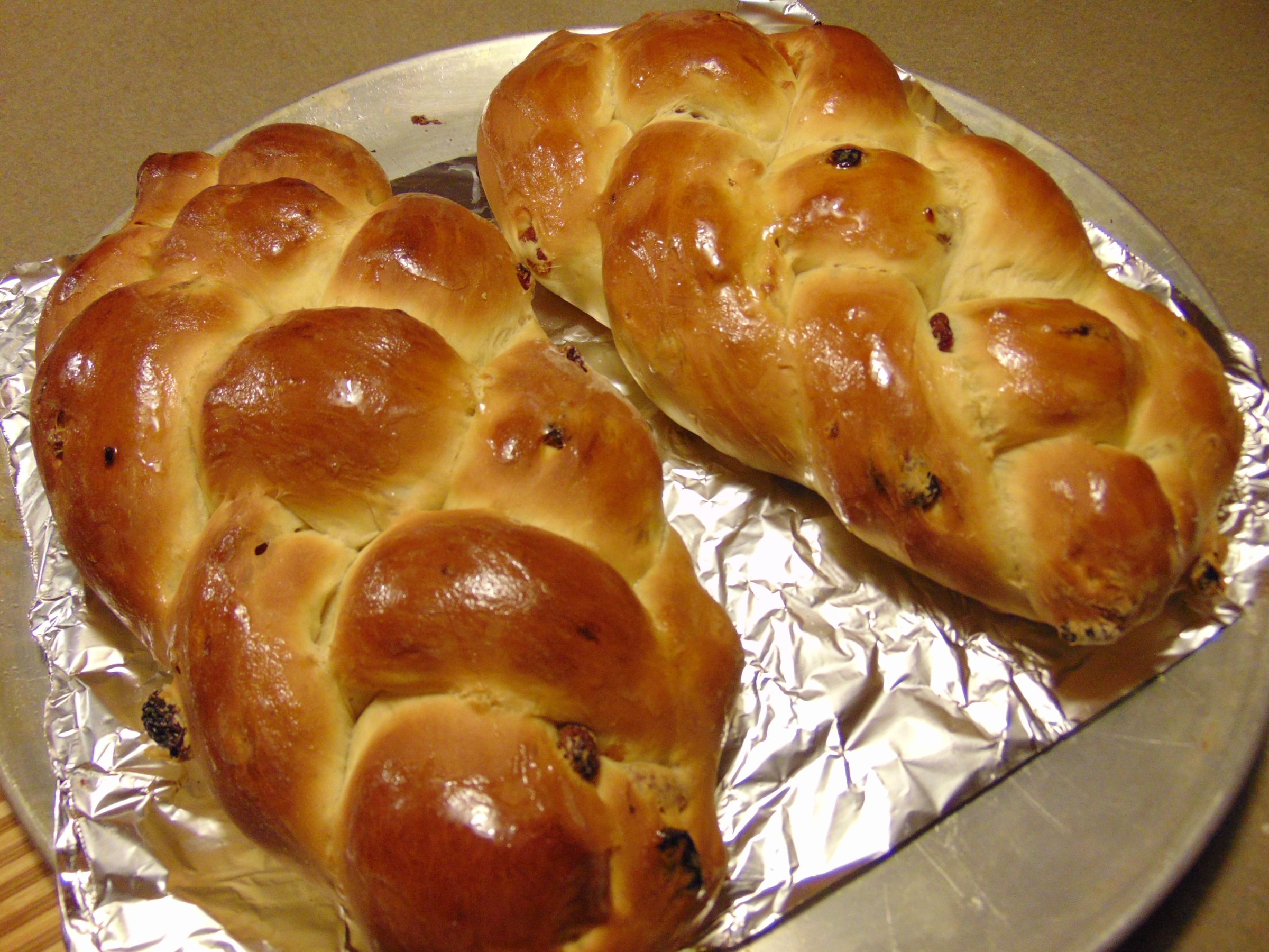 Houska Bread- a Traditional Raisin Bread Made With Eggs and Golden ...