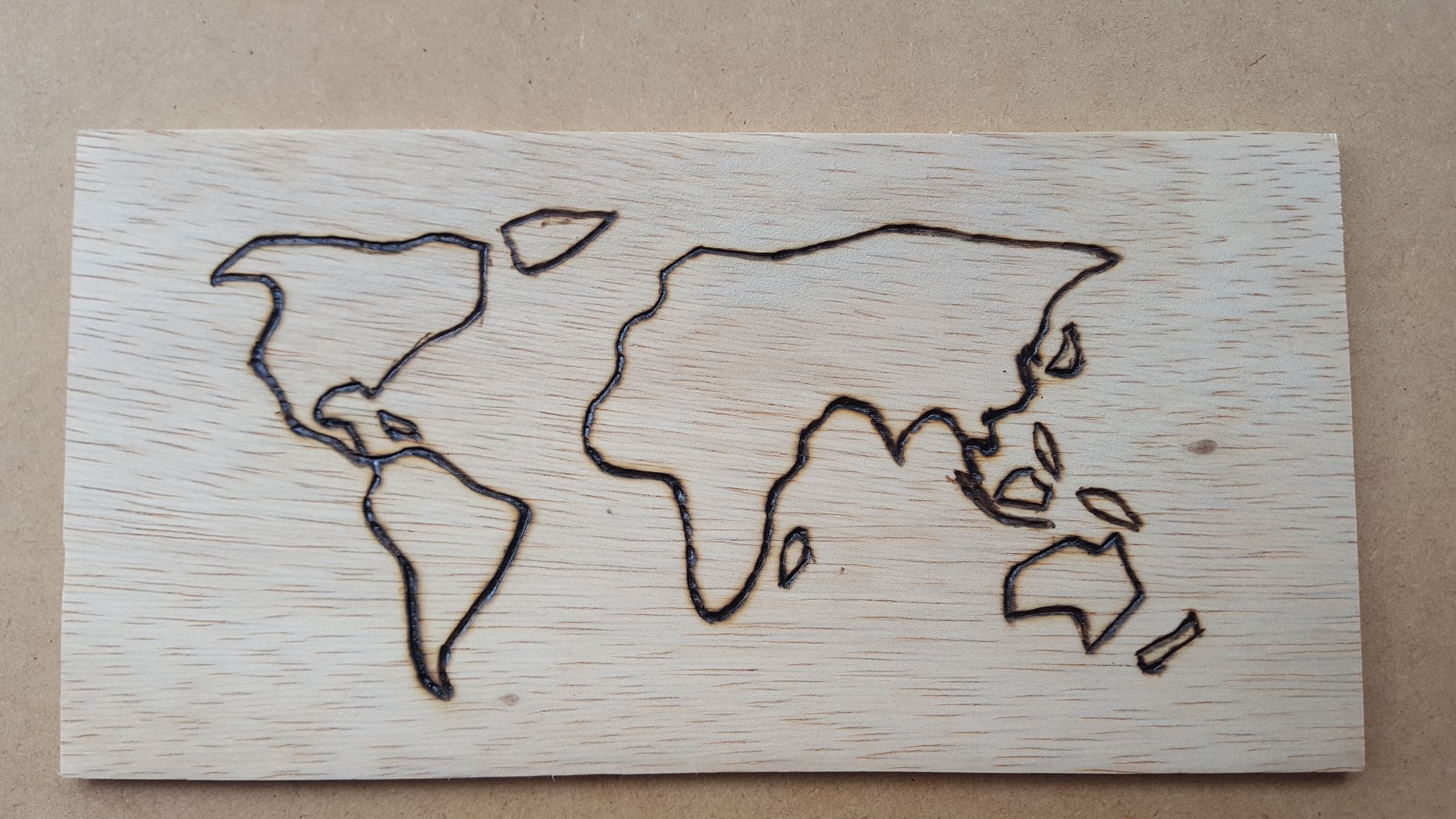 Wood Burning Map : 6 Steps - Instructables