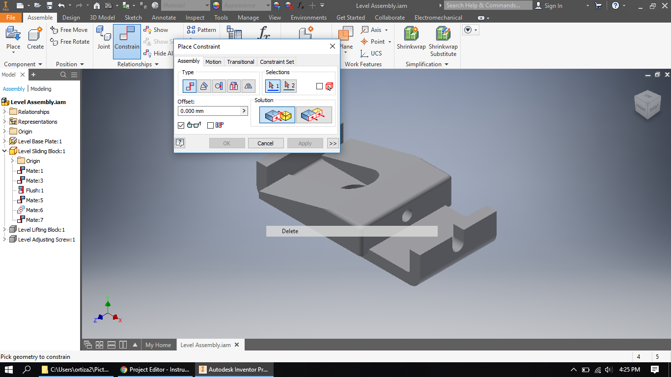 How to Make an Assembly in Inventor : 28 Steps - Instructables