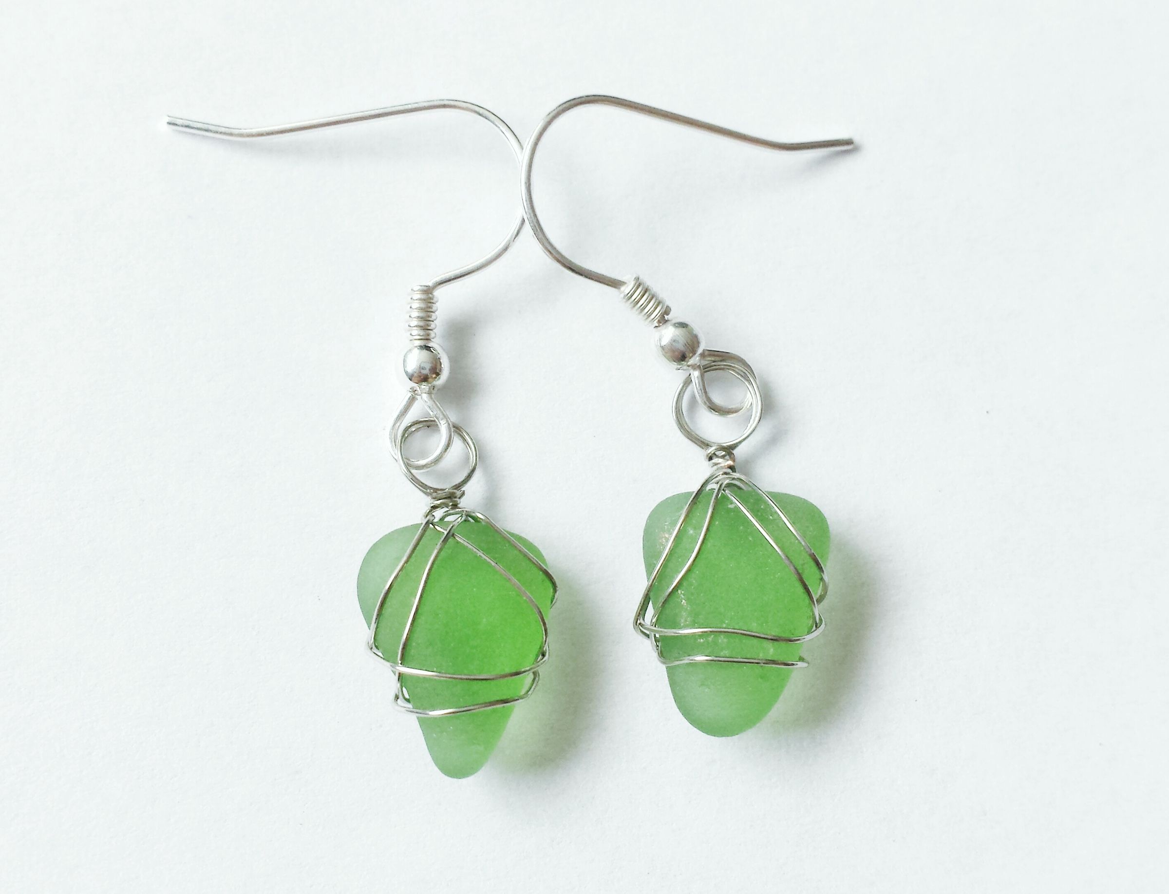Woven Wire Sea Glass Earrings : 6 Steps (with Pictures) - Instructables