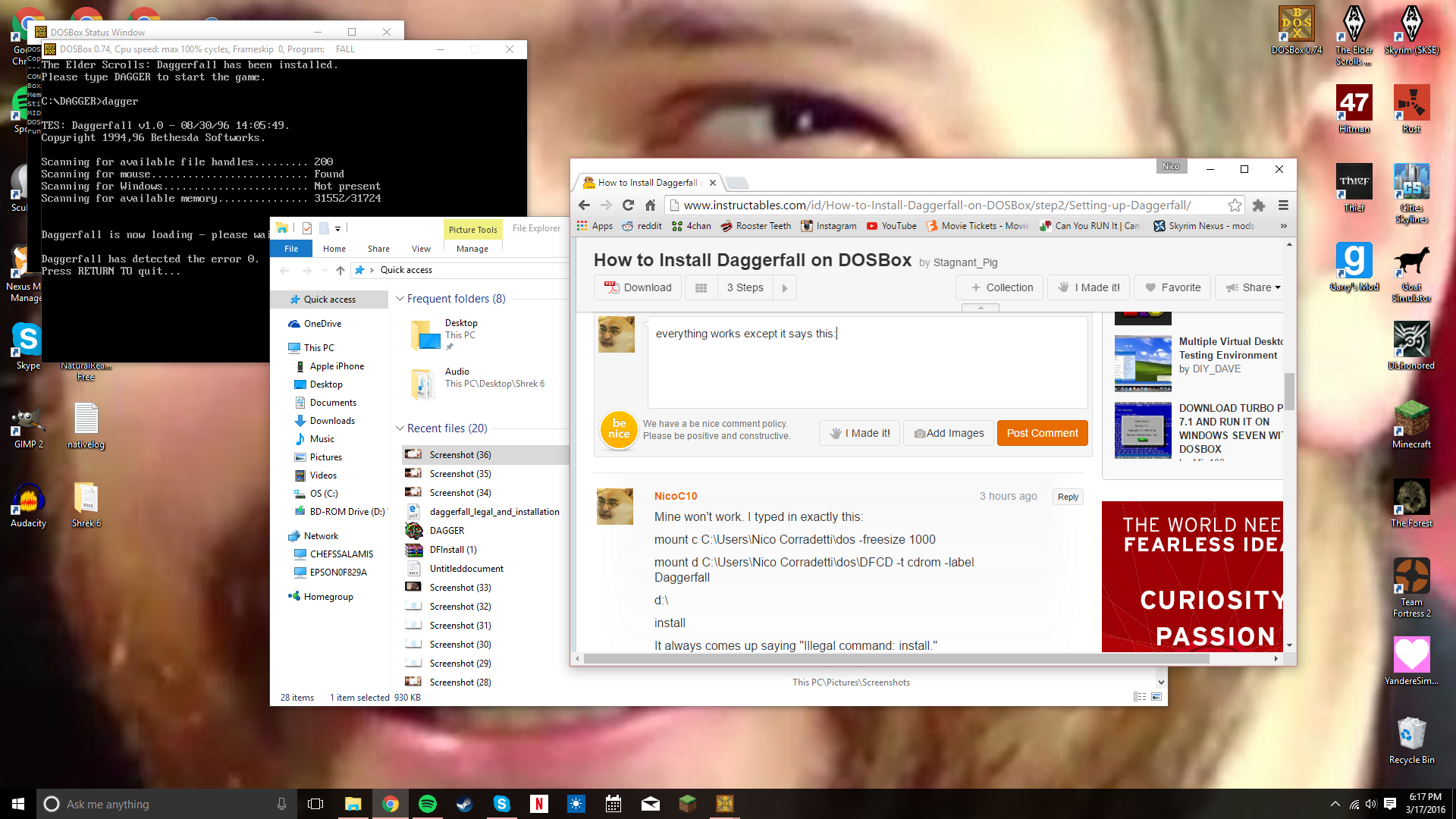 How to Install Daggerfall on DOSBox : 3 Steps - Instructables