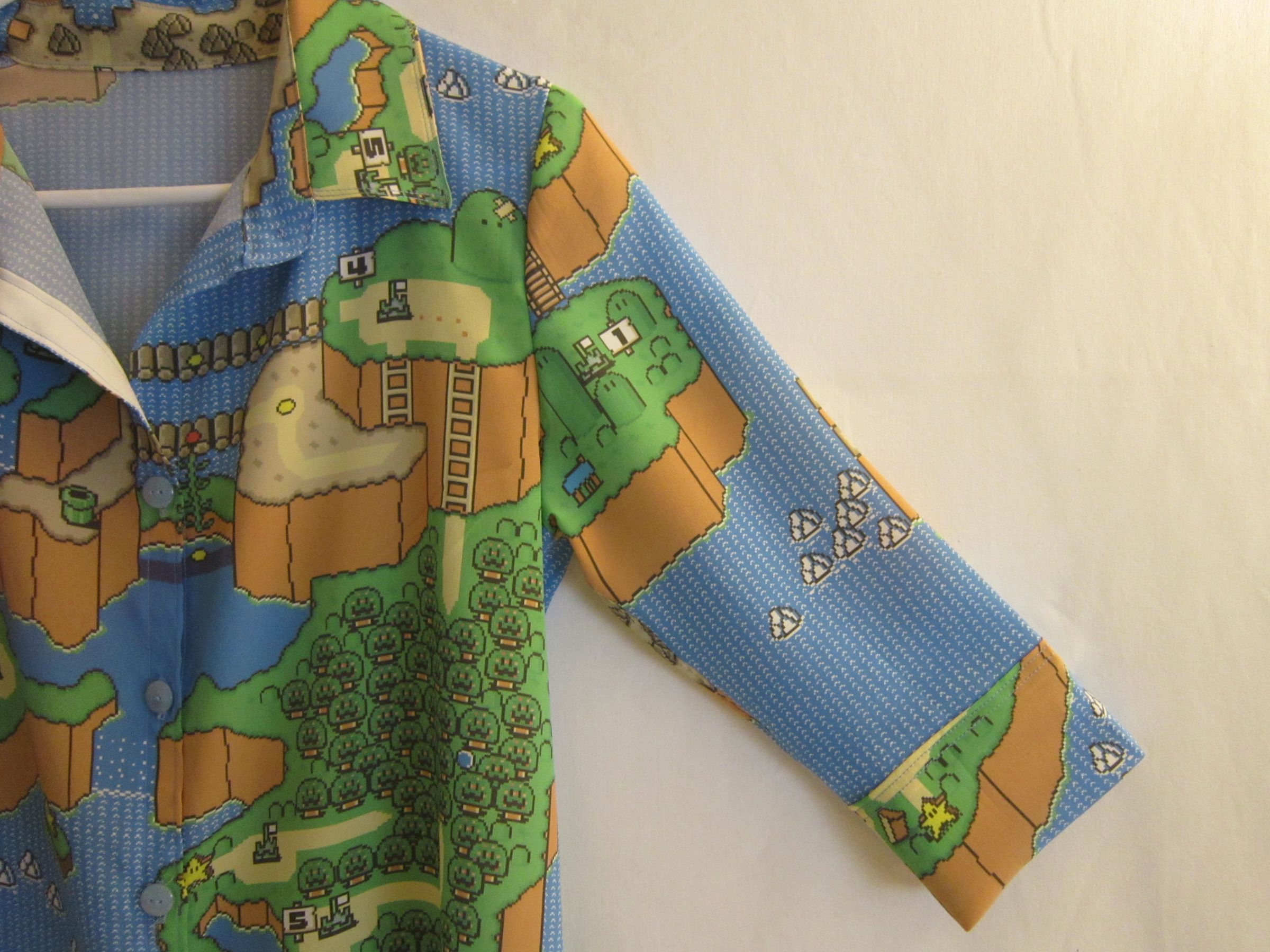 Super Mario Button Up Shirt : 13 Steps (with Pictures) - Instructables